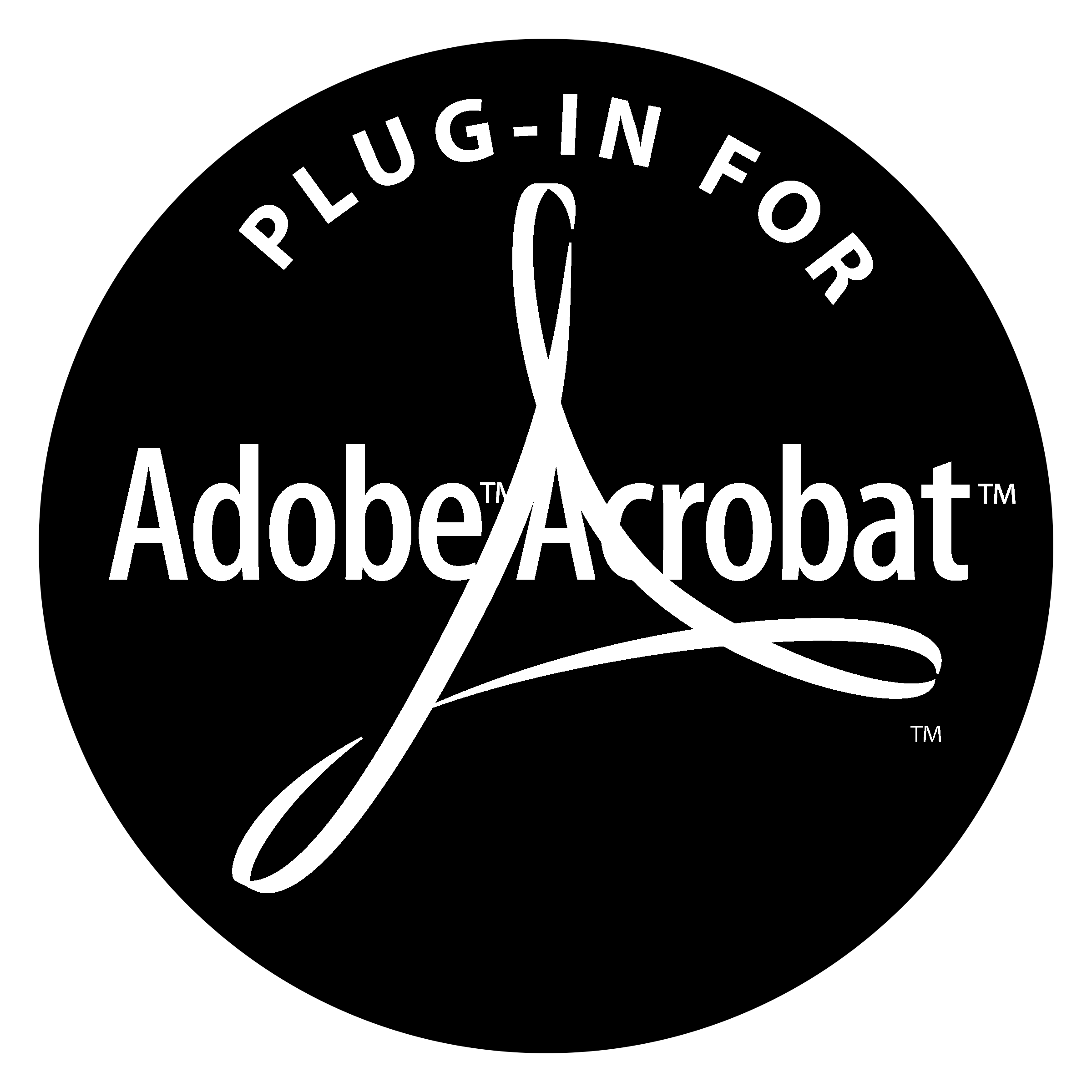 Adobe Acrobat Plug In For Logo PNG Transparent & SVG Vector - Freebie ...