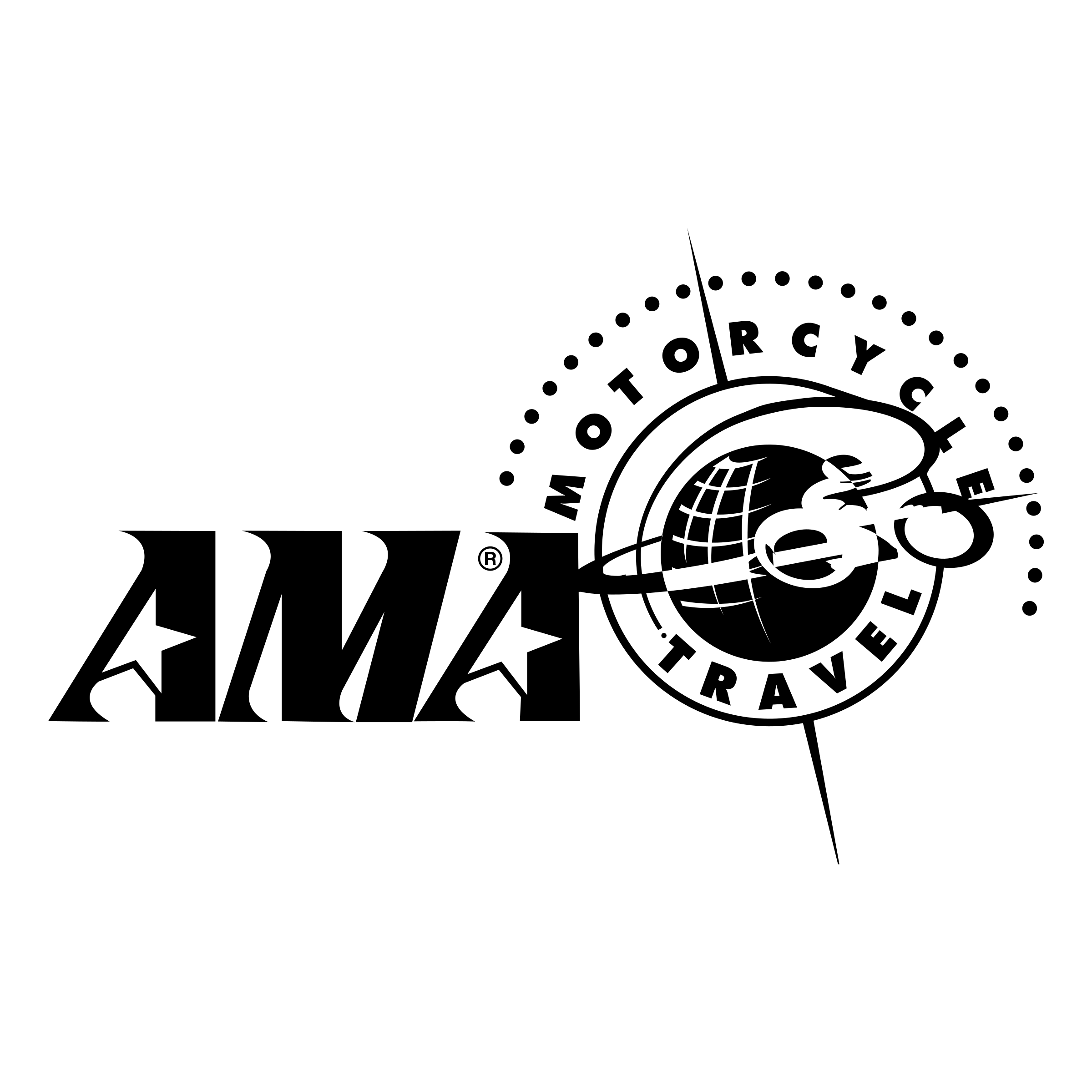 AMA Motorcycle Travel Logo PNG Transparent & SVG Vector - Freebie Supply