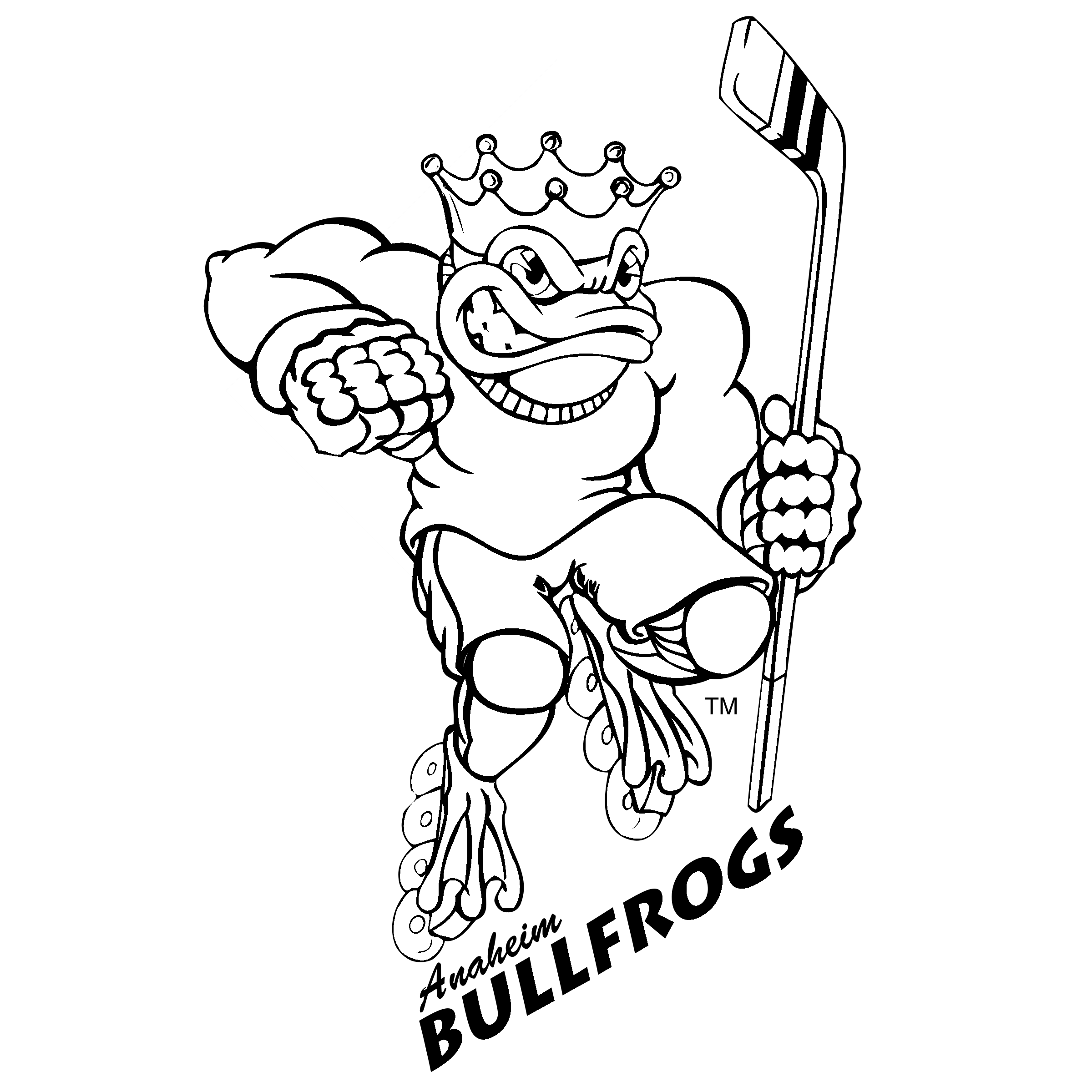 Anaheim Bullfrogs 01 Logo PNG Transparent & SVG Vector - Freebie Supply