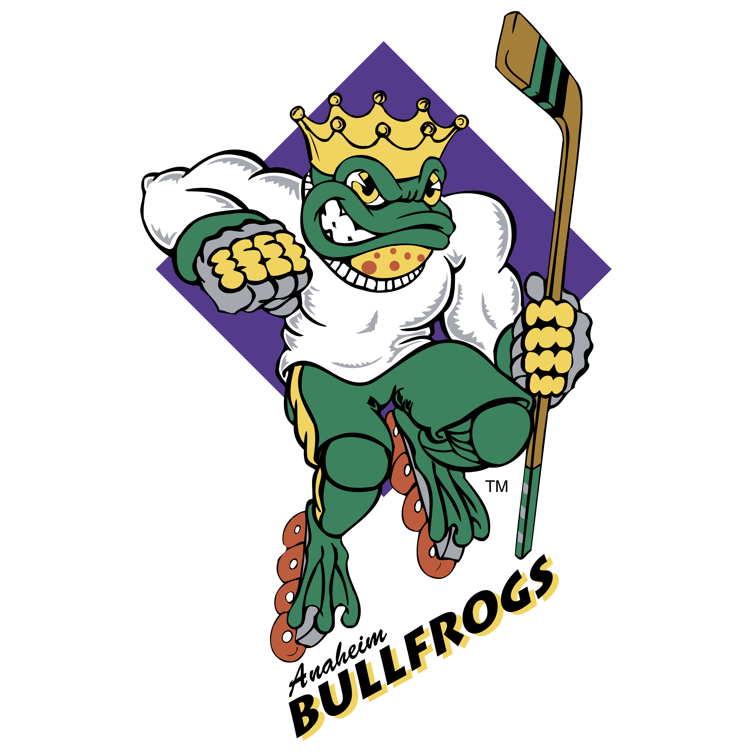 Anaheim Bullfrogs 01 Logo PNG Transparent & SVG Vector - Freebie Supply