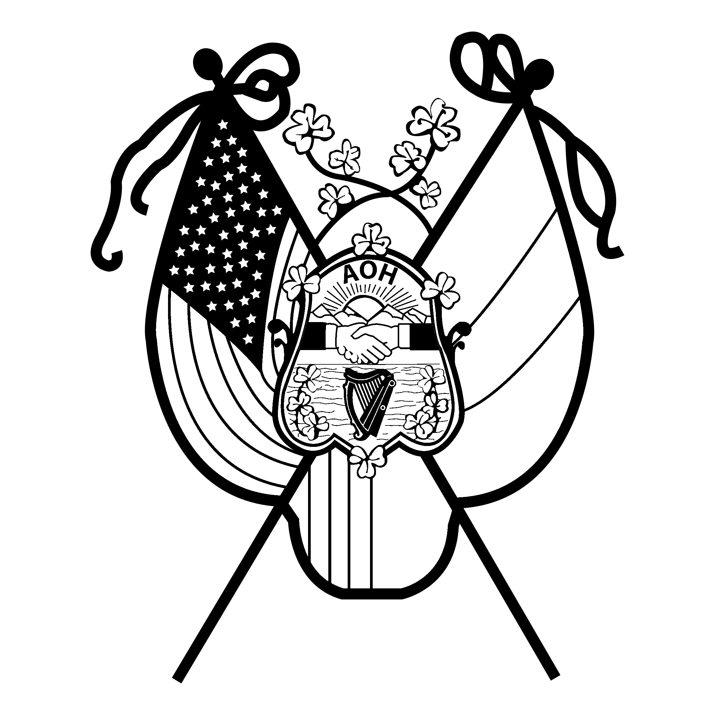 Ancient Order Of Hibernians in America Logo PNG Transparent & SVG ...