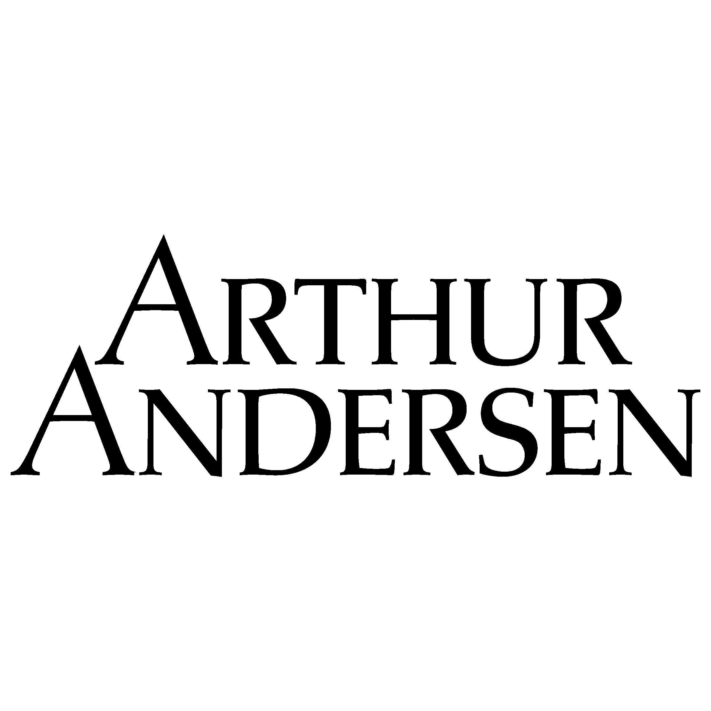 Arthur Andersen Logo PNG Transparent & SVG Vector - Freebie Supply