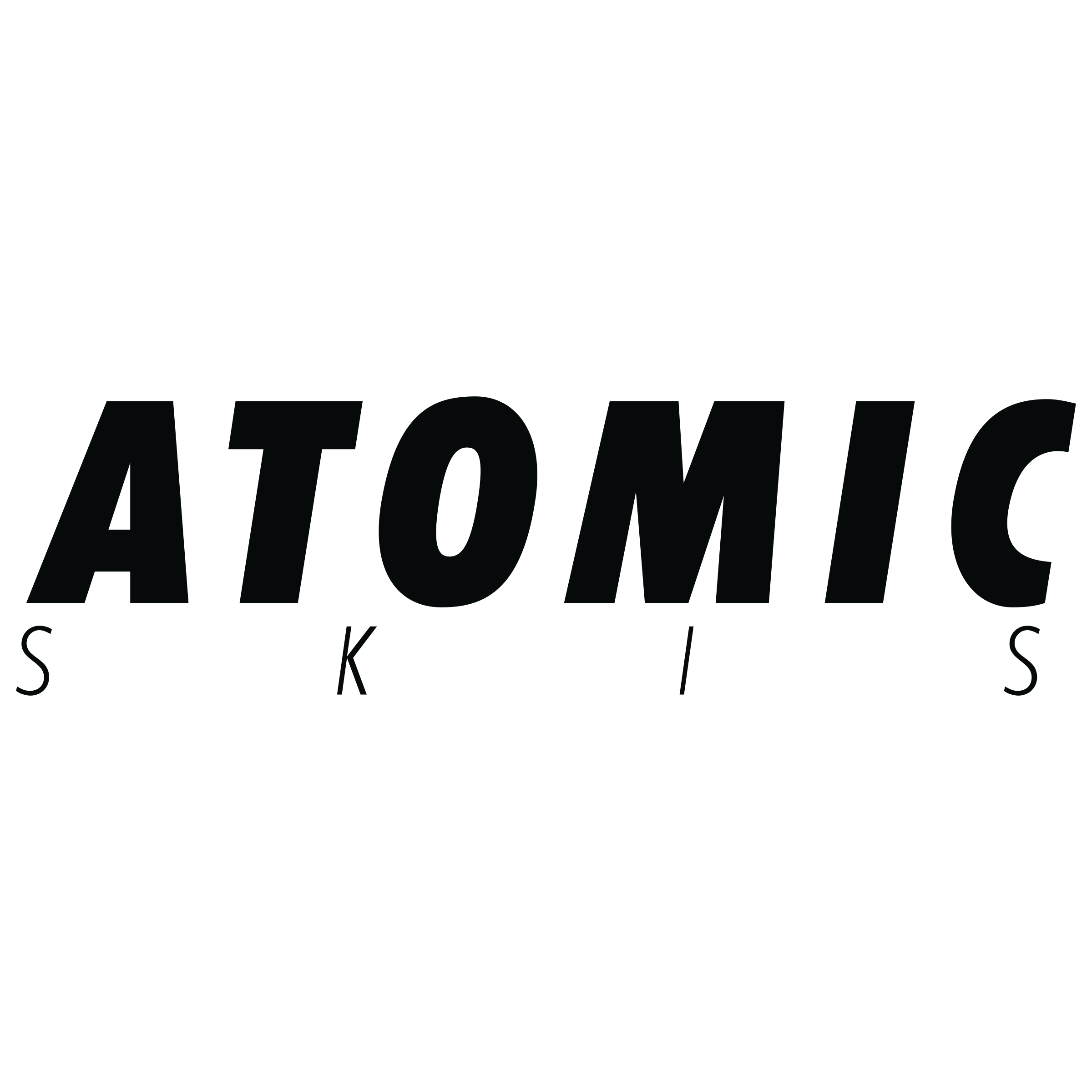 Logotipo De Esqui Atomico