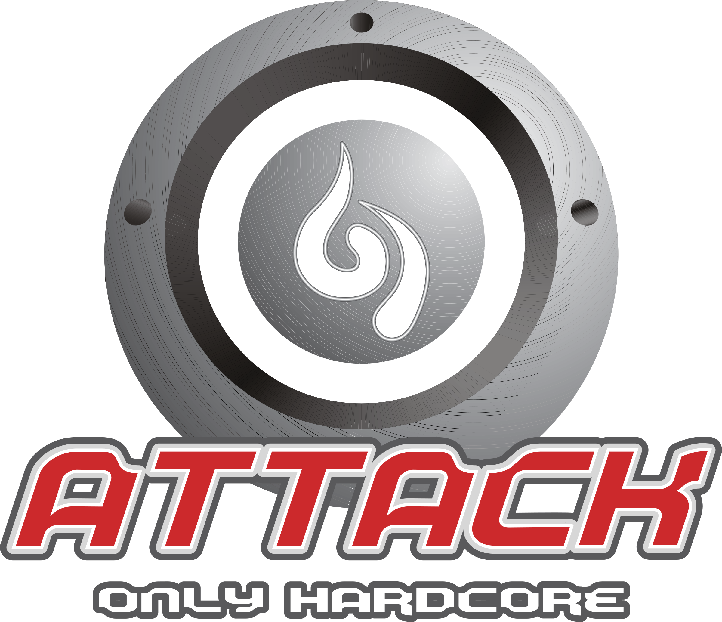 Attack only hardcore Logo PNG Transparent & SVG Vector - Freebie Supply