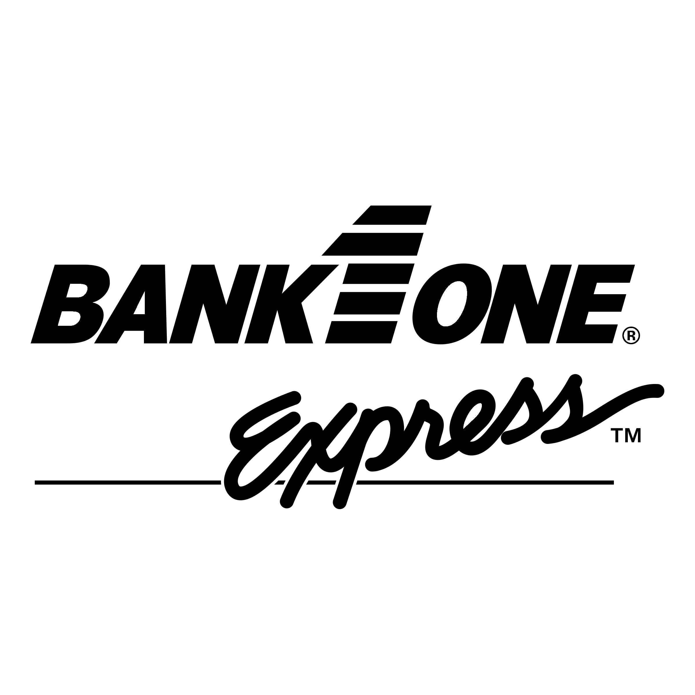 Bank One Express 01 Logo PNG Transparent & SVG Vector - Freebie Supply