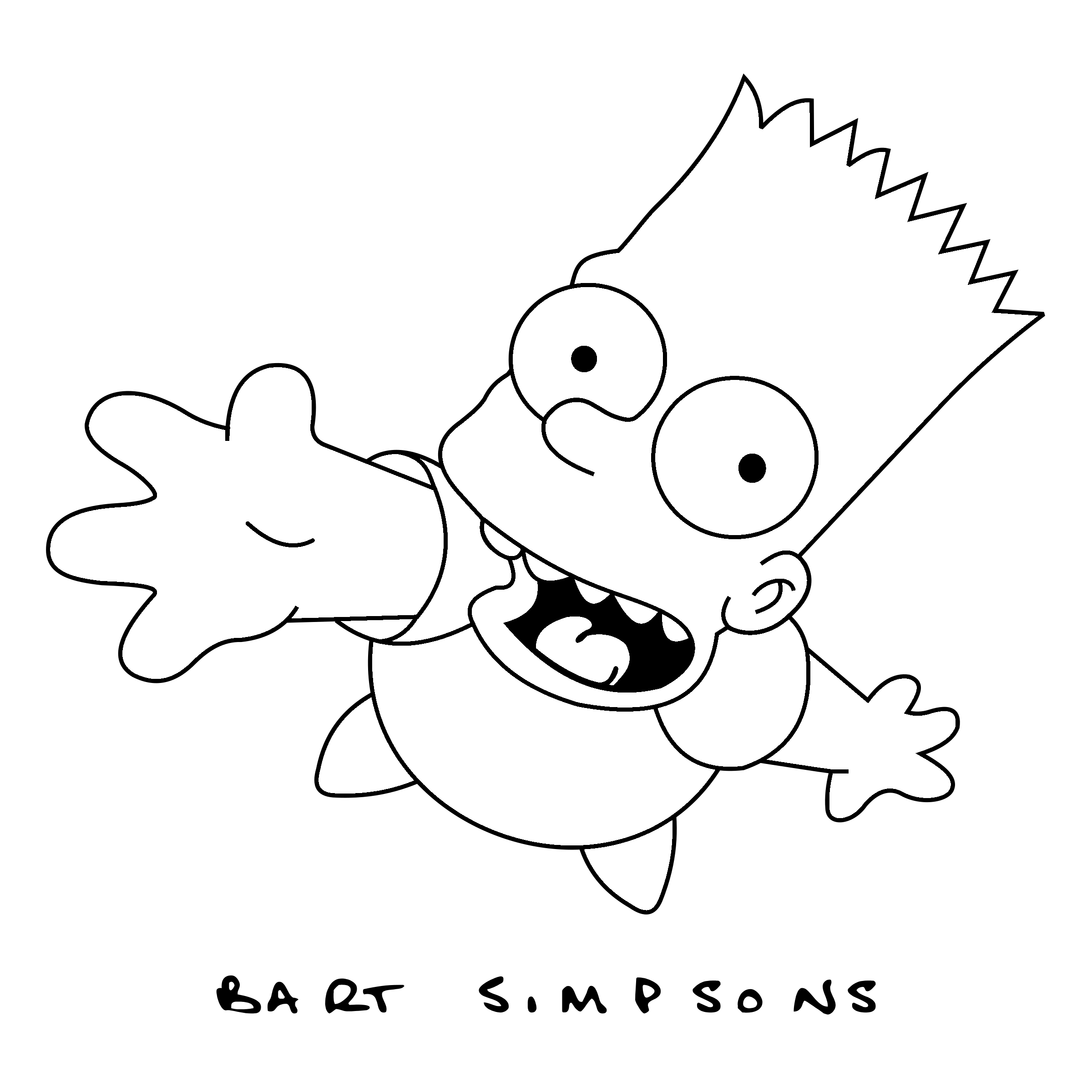 Bart Simpson 01 Logo PNG Transparent & SVG Vector - Freebie Supply