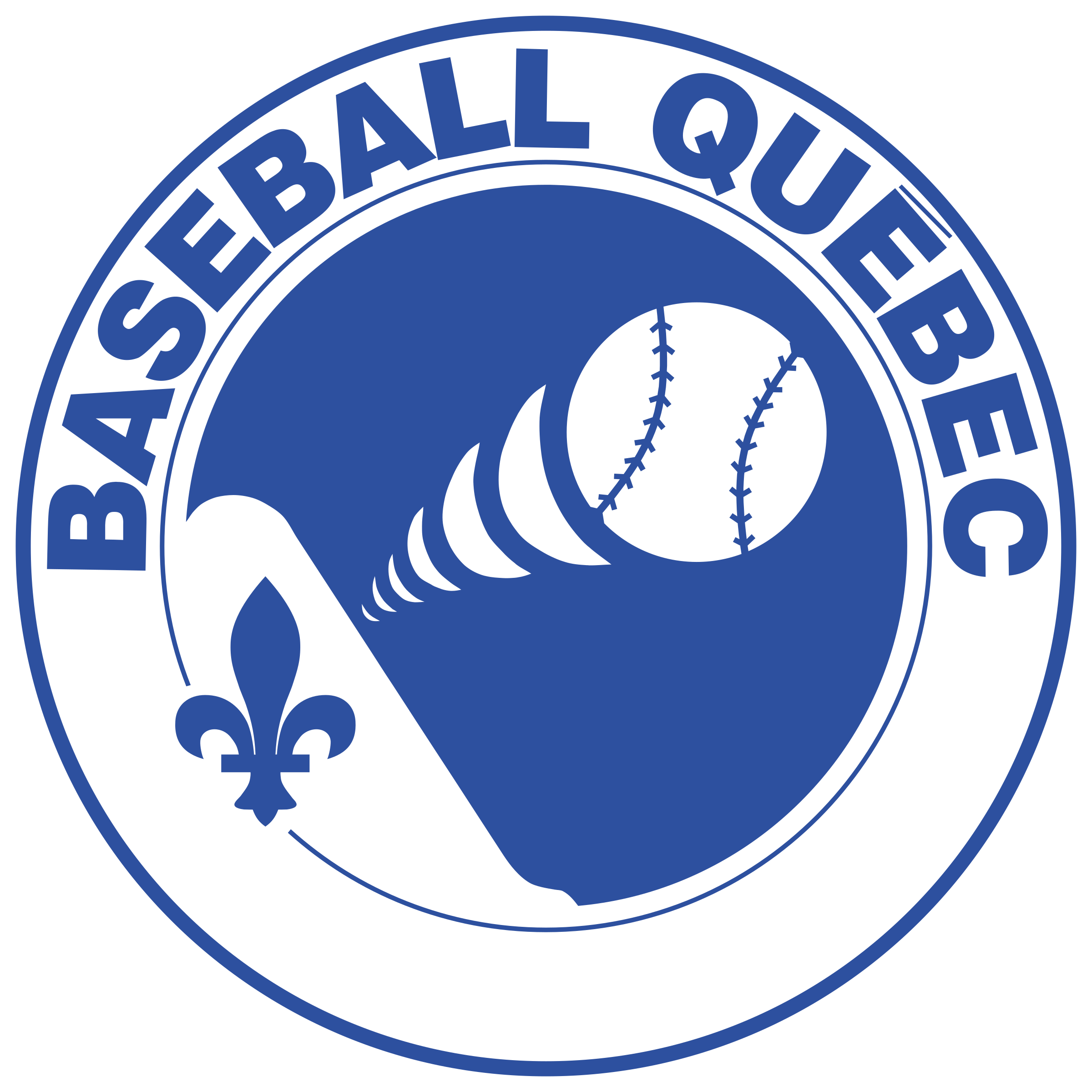 Baseball Quebec Logo PNG Transparent & SVG Vector - Freebie Supply