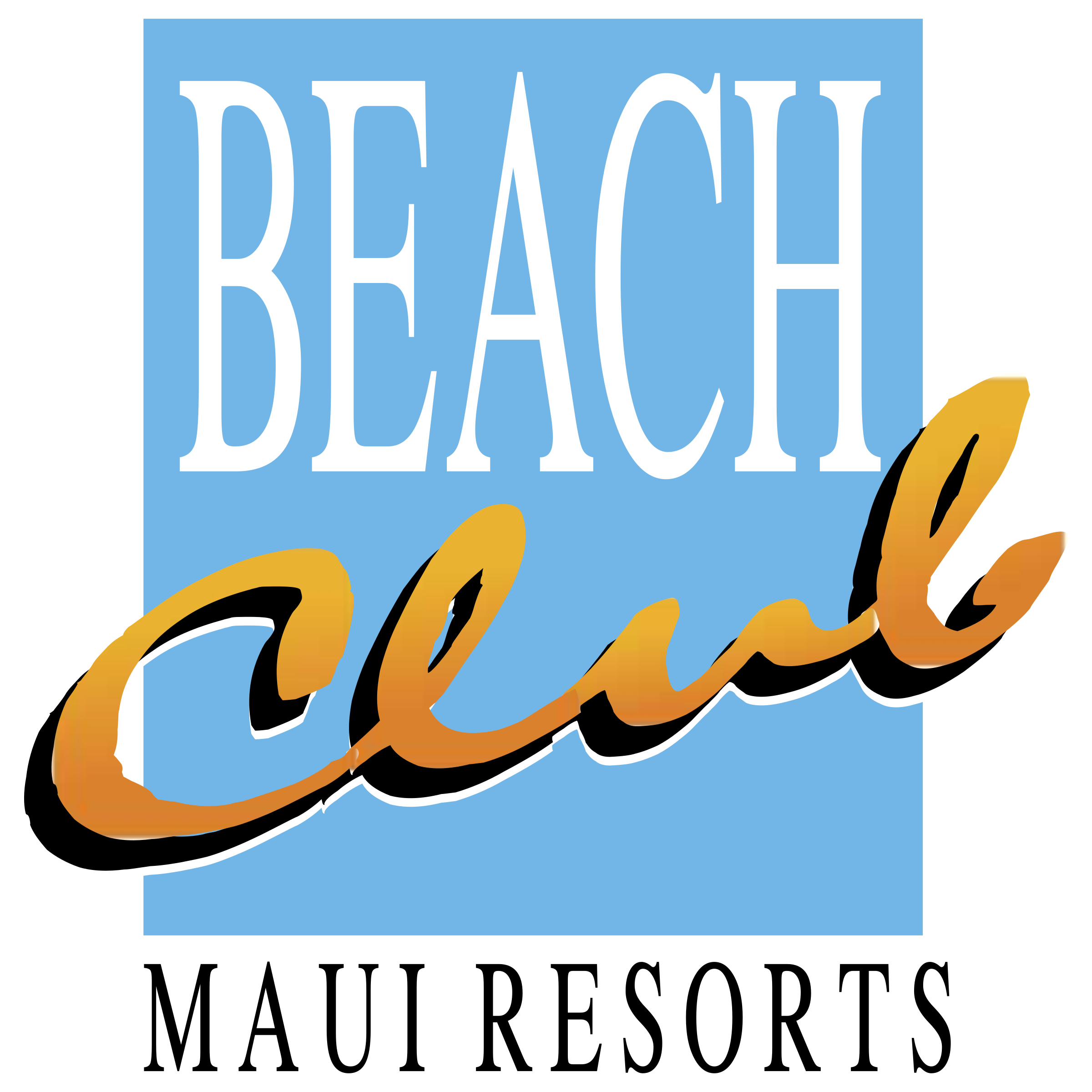 Beach Club Maui Resorts 846 Logo PNG Transparent & SVG Vector - Freebie ...
