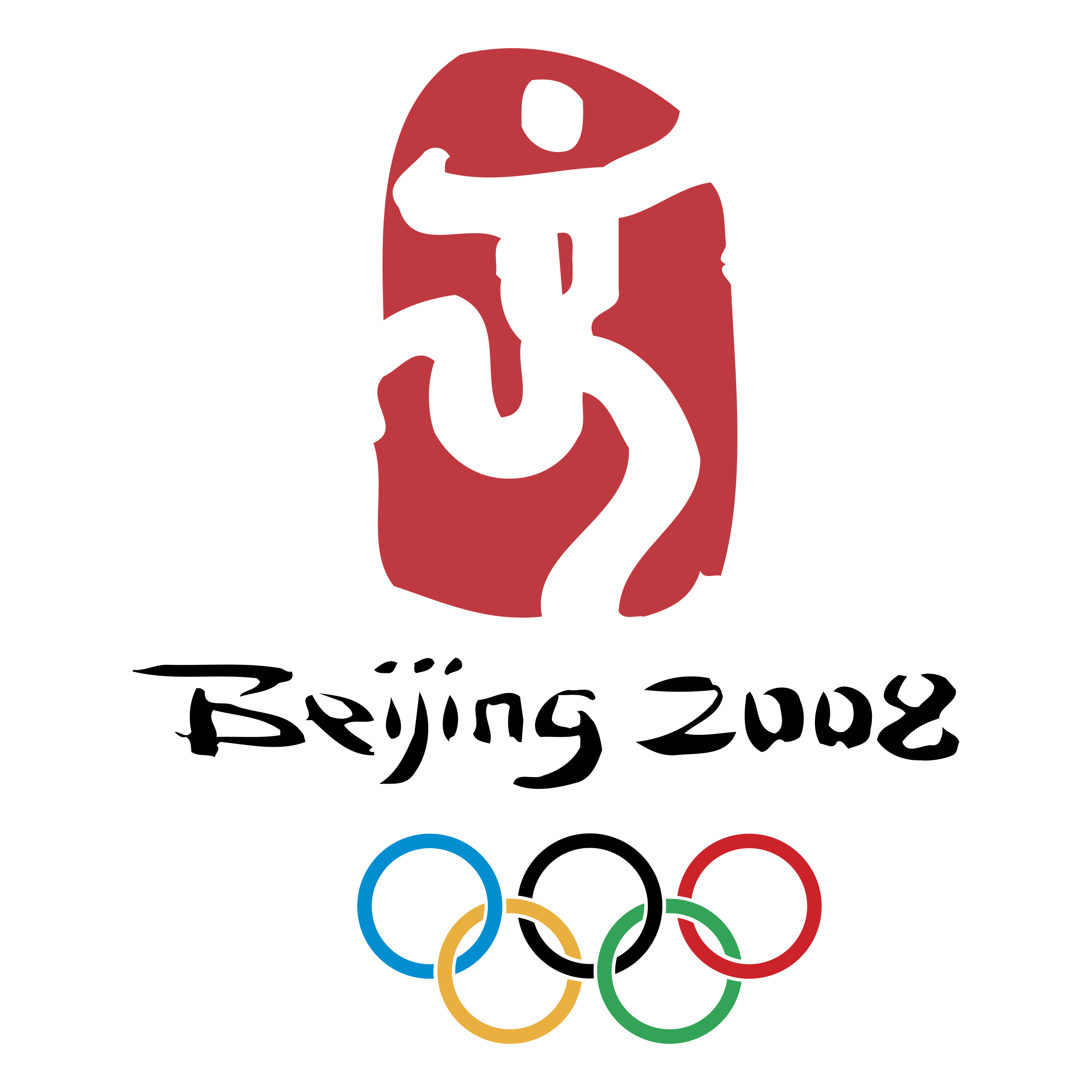 Beijing 2008 01 Logo PNG Transparent & SVG Vector - Freebie Supply