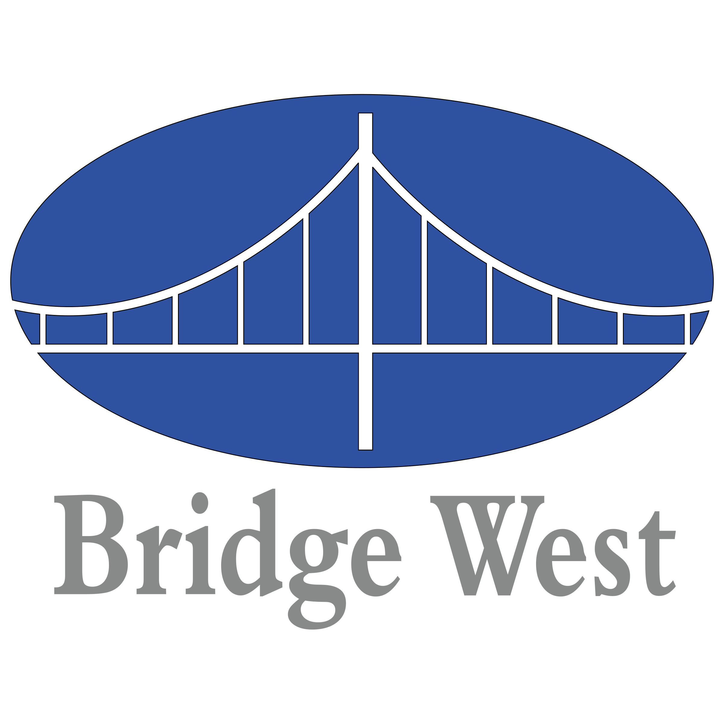 Bridge West Logo PNG Transparent & SVG Vector - Freebie Supply