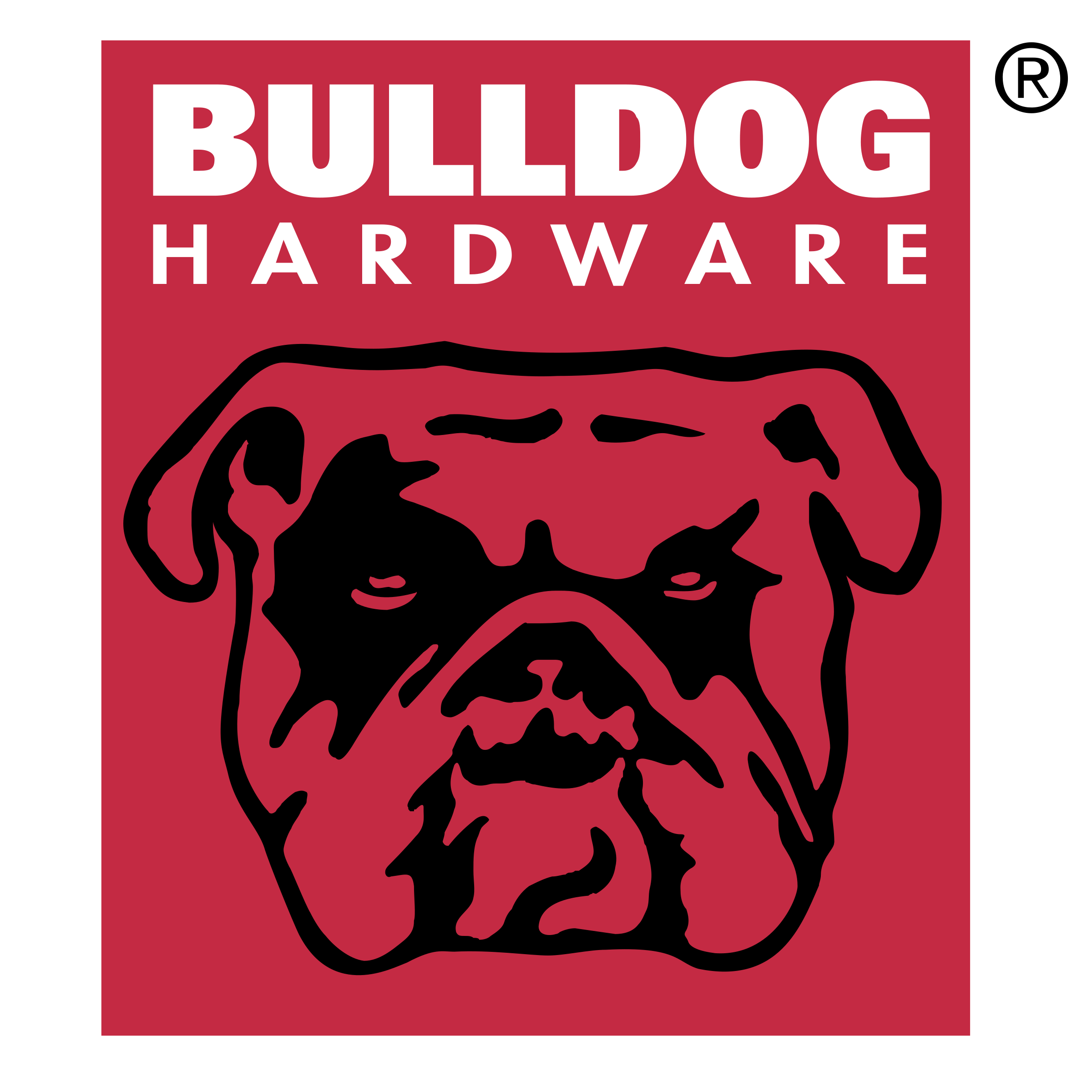 Bulldog Hardware Logo PNG Transparent & SVG Vector - Freebie Supply