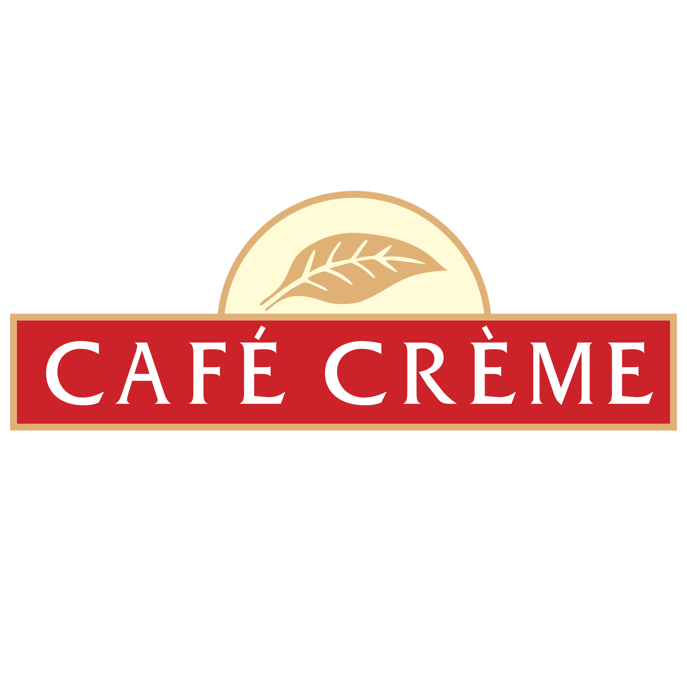 Cafe Creme Logo PNG Transparent & SVG Vector - Freebie Supply