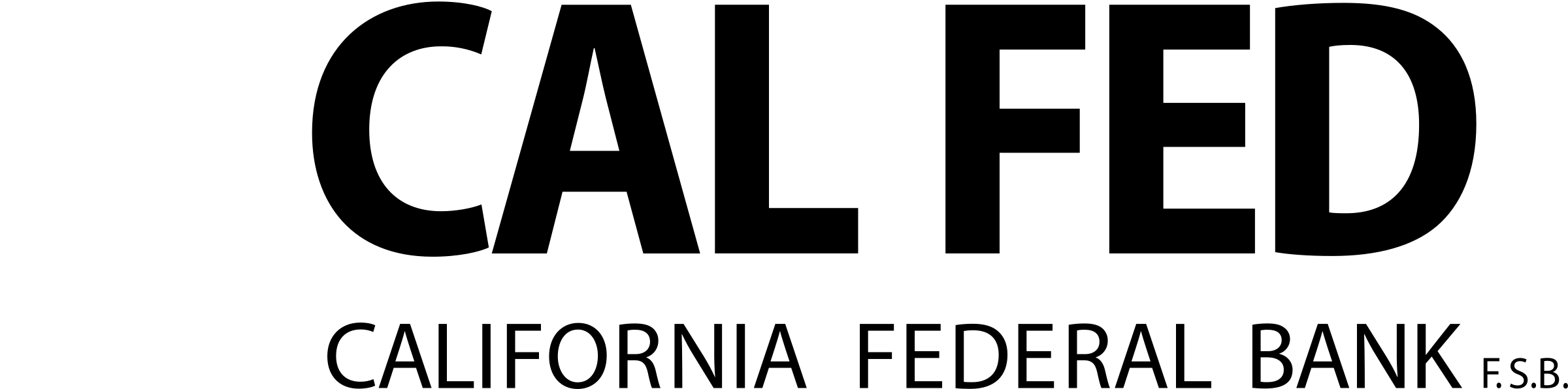 CAL FED BANK 1 Logo PNG Transparent & SVG Vector - Freebie Supply