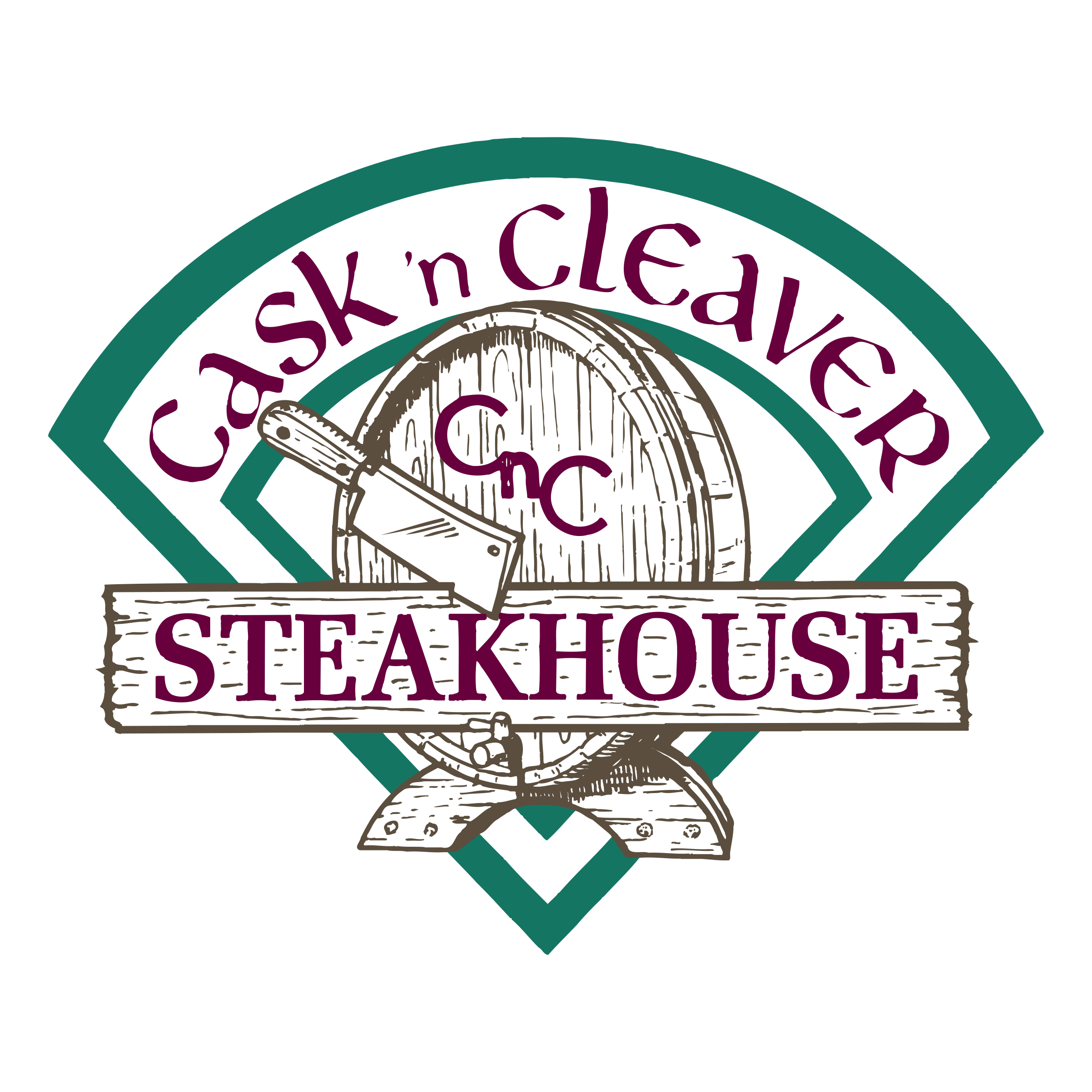 Cask 'n Cleaver Logo PNG Transparent & SVG Vector - Freebie Supply