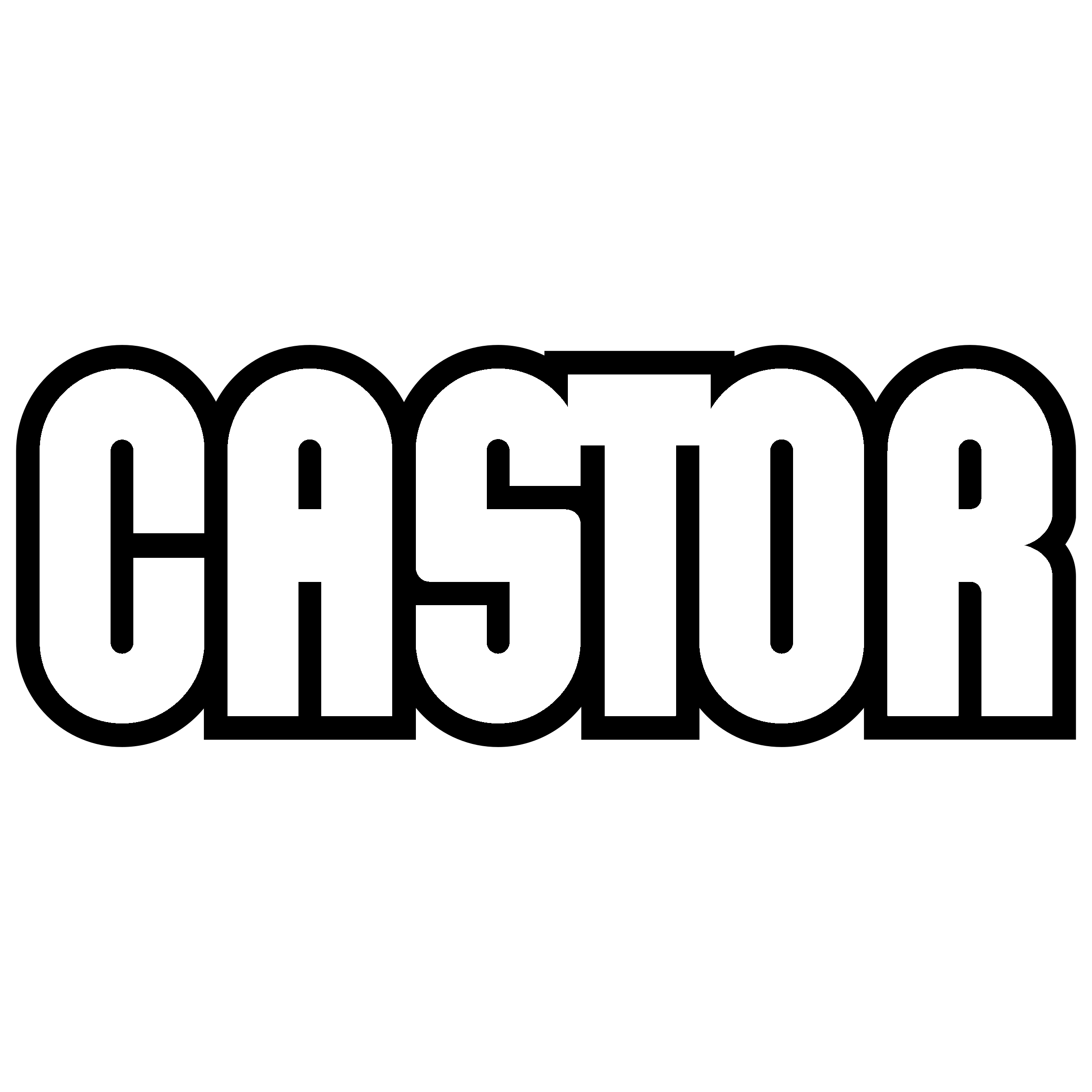 Castor Logo PNG Transparent & SVG Vector - Freebie Supply