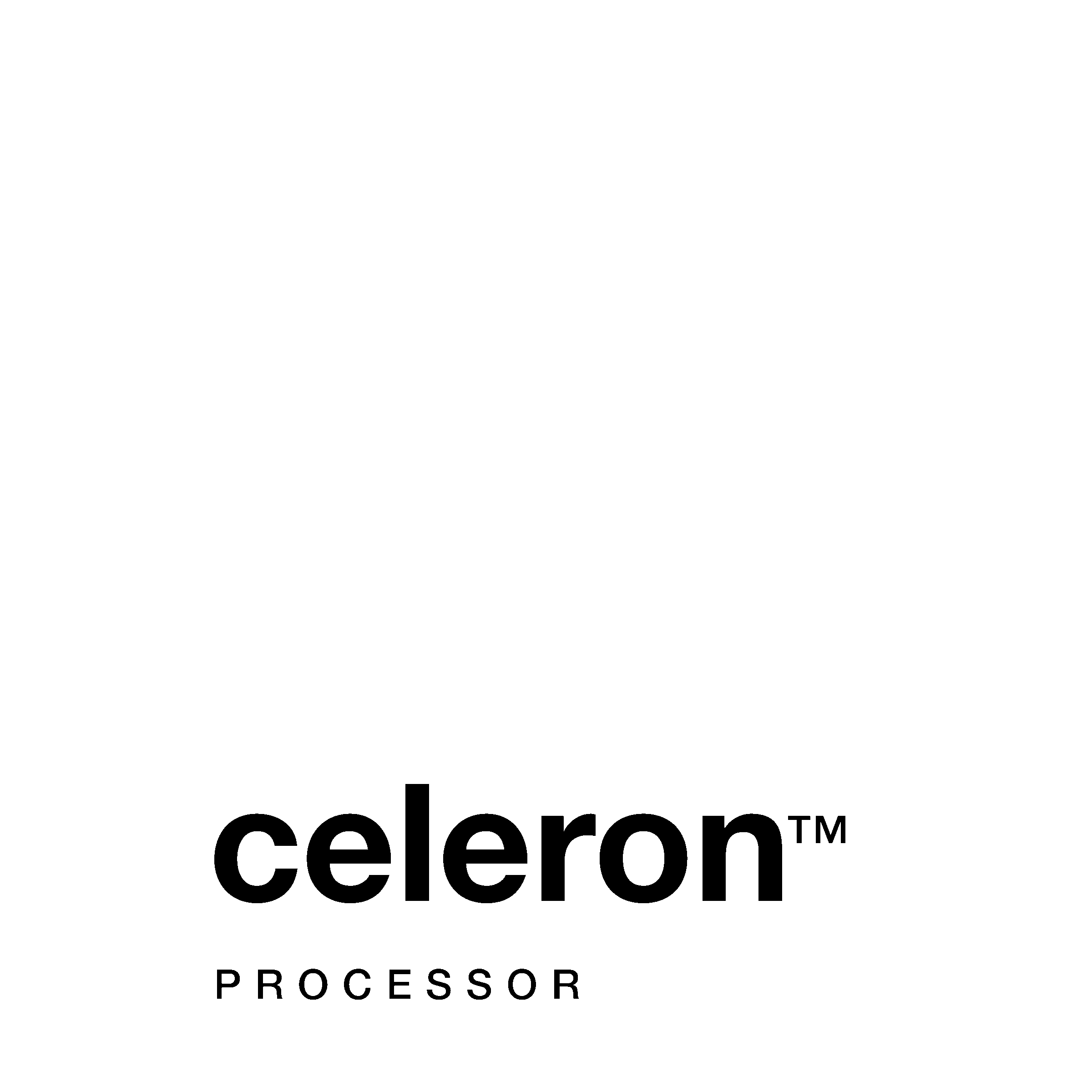 Celeron Processor Logo PNG Transparent & SVG Vector - Freebie Supply