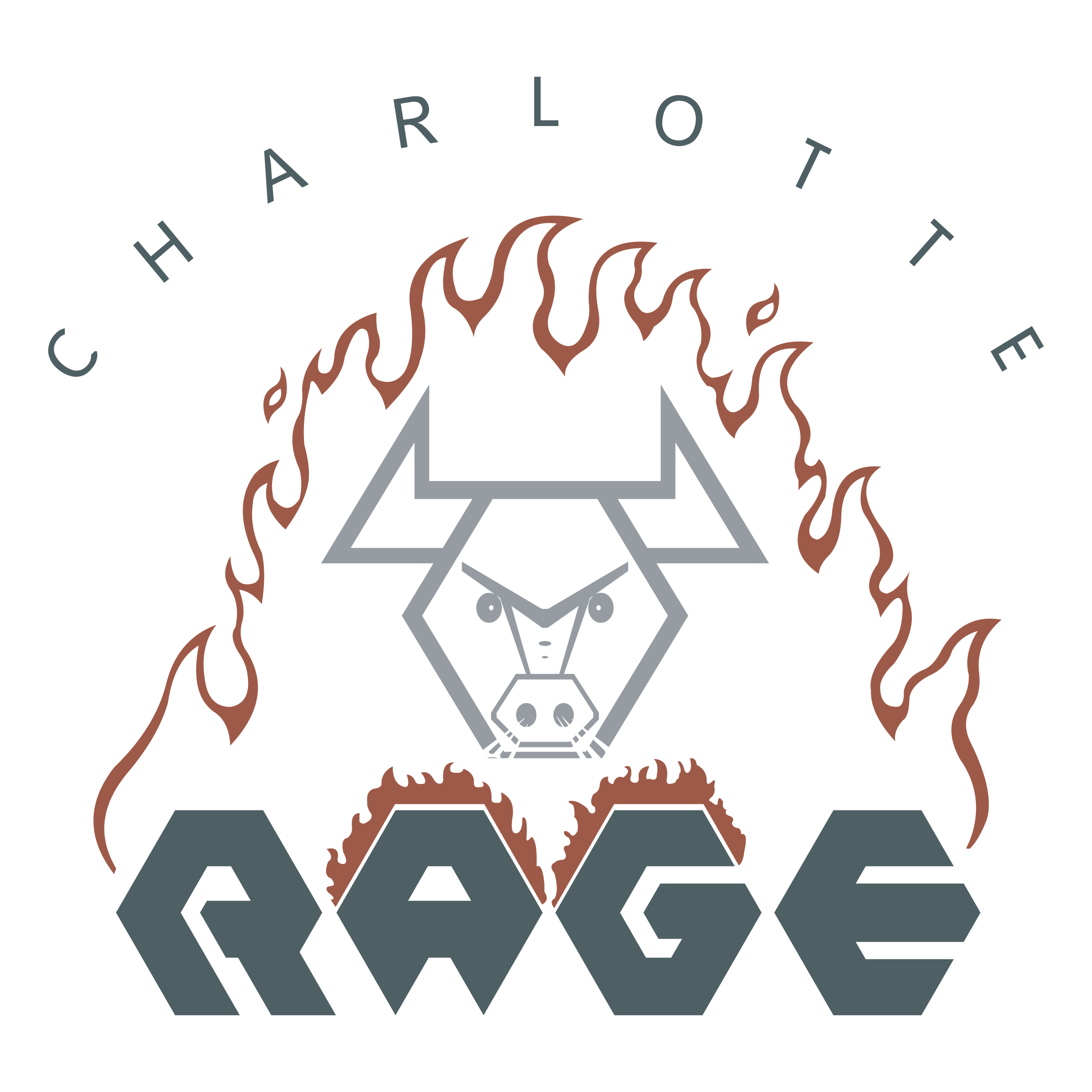 Charlotte Rage Logo PNG Transparent & SVG Vector - Freebie Supply
