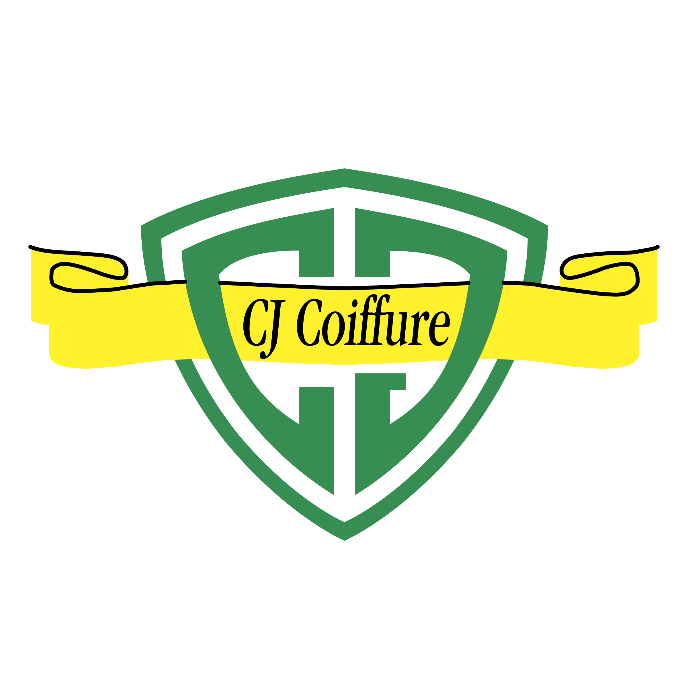 CJ Coiffure Logo PNG Transparent & SVG Vector - Freebie Supply