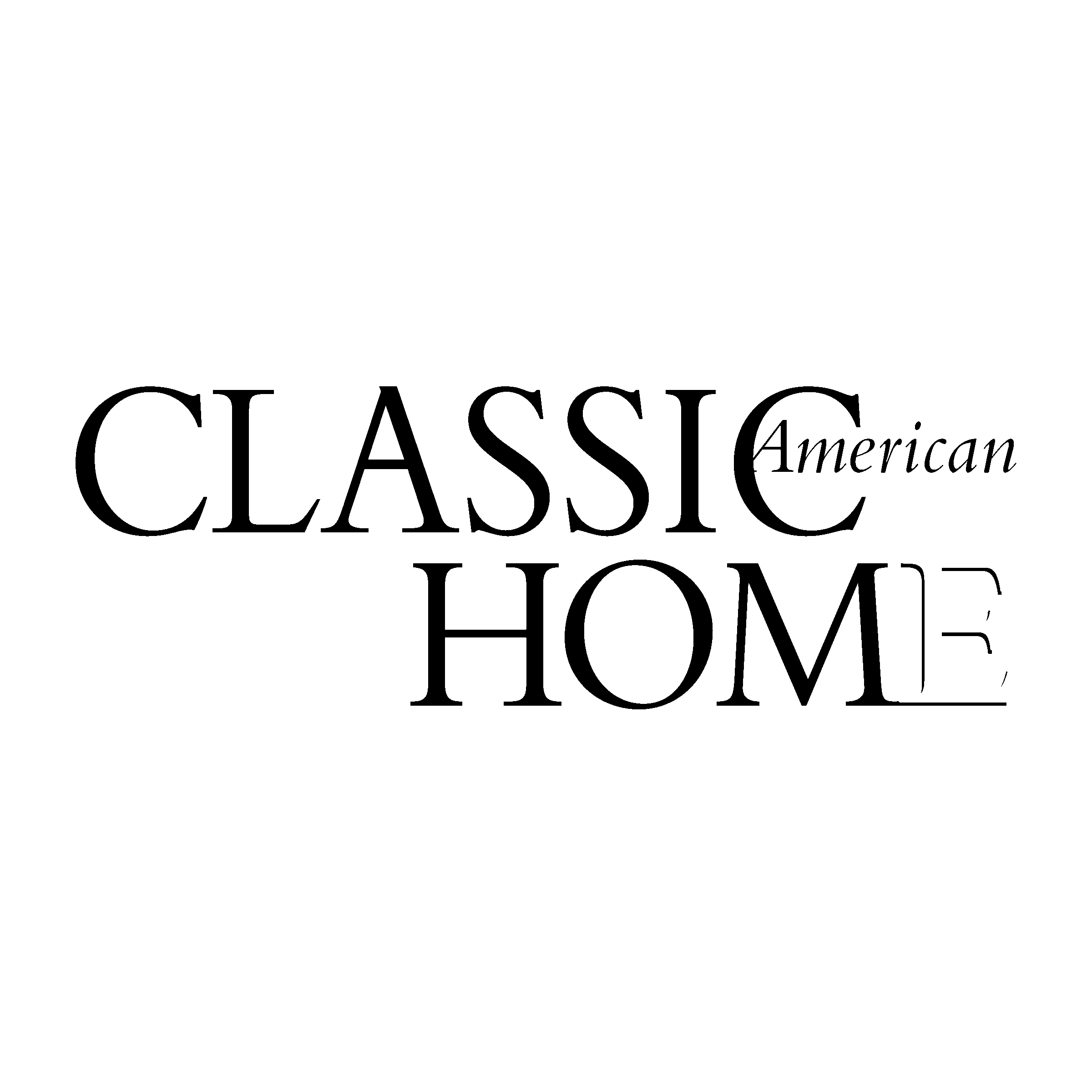 Classic American Home Logo PNG Transparent & SVG Vector - Freebie Supply