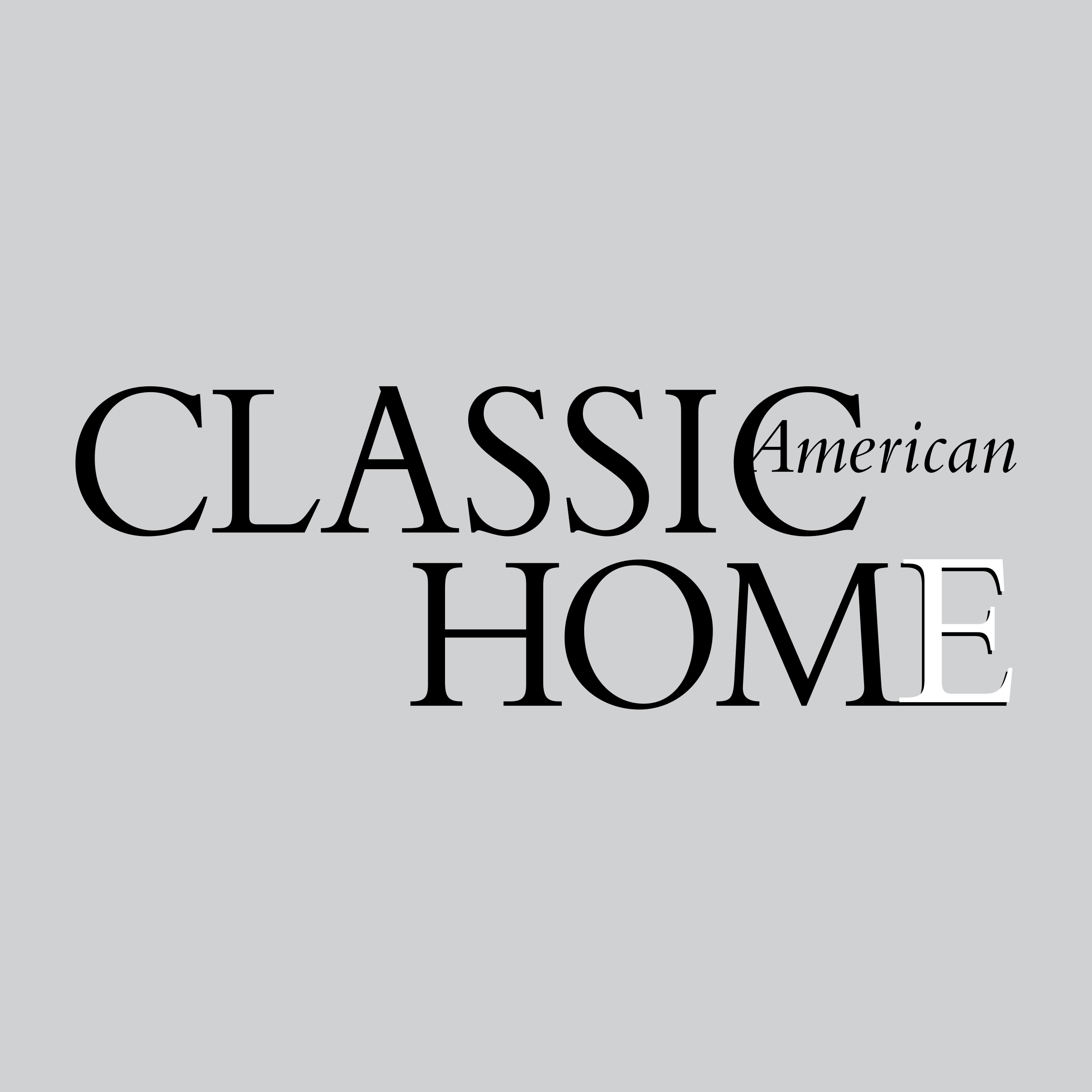 Classic American Home Logo PNG Transparent & SVG Vector - Freebie Supply