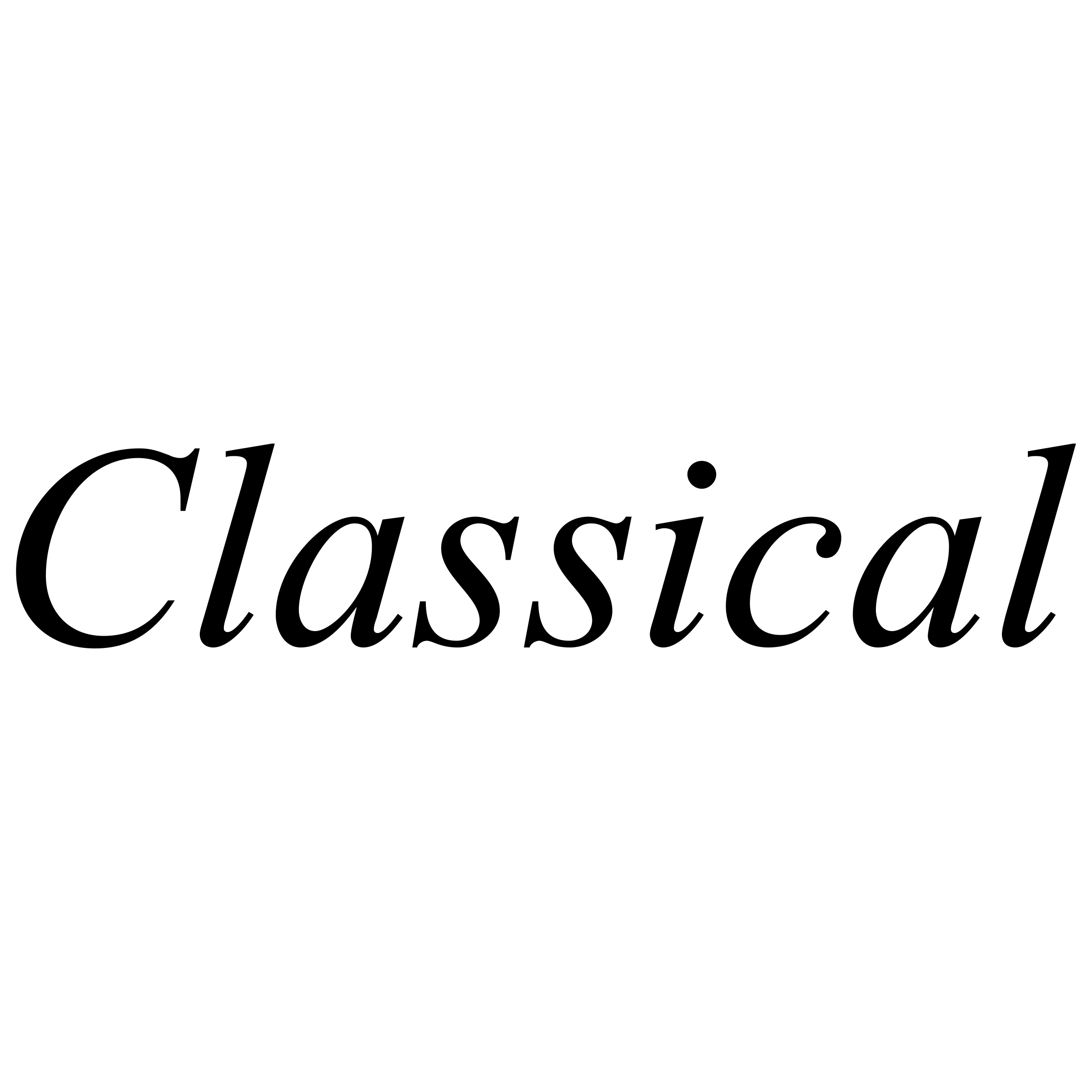 Classical Logo PNG Transparent & SVG Vector - Freebie Supply