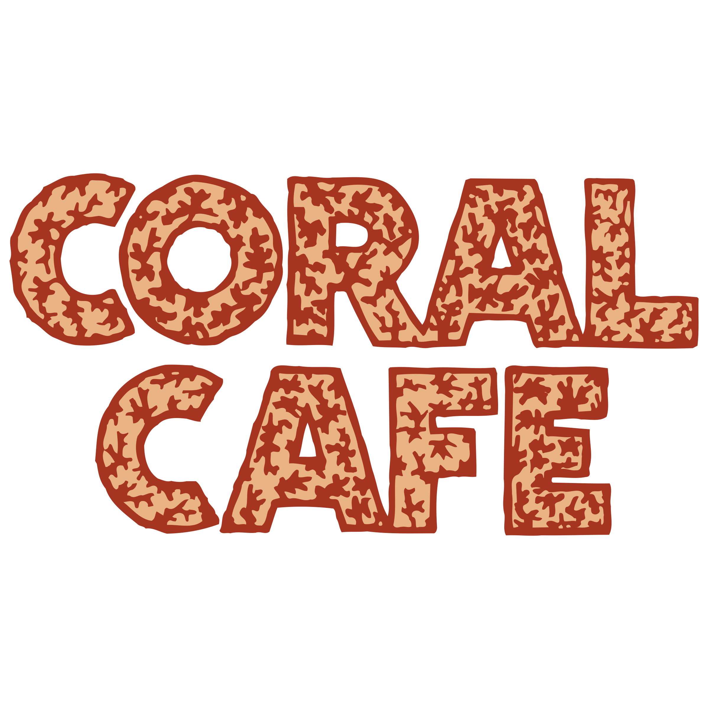 Coral Cafe Logo PNG Transparent & SVG Vector - Freebie Supply