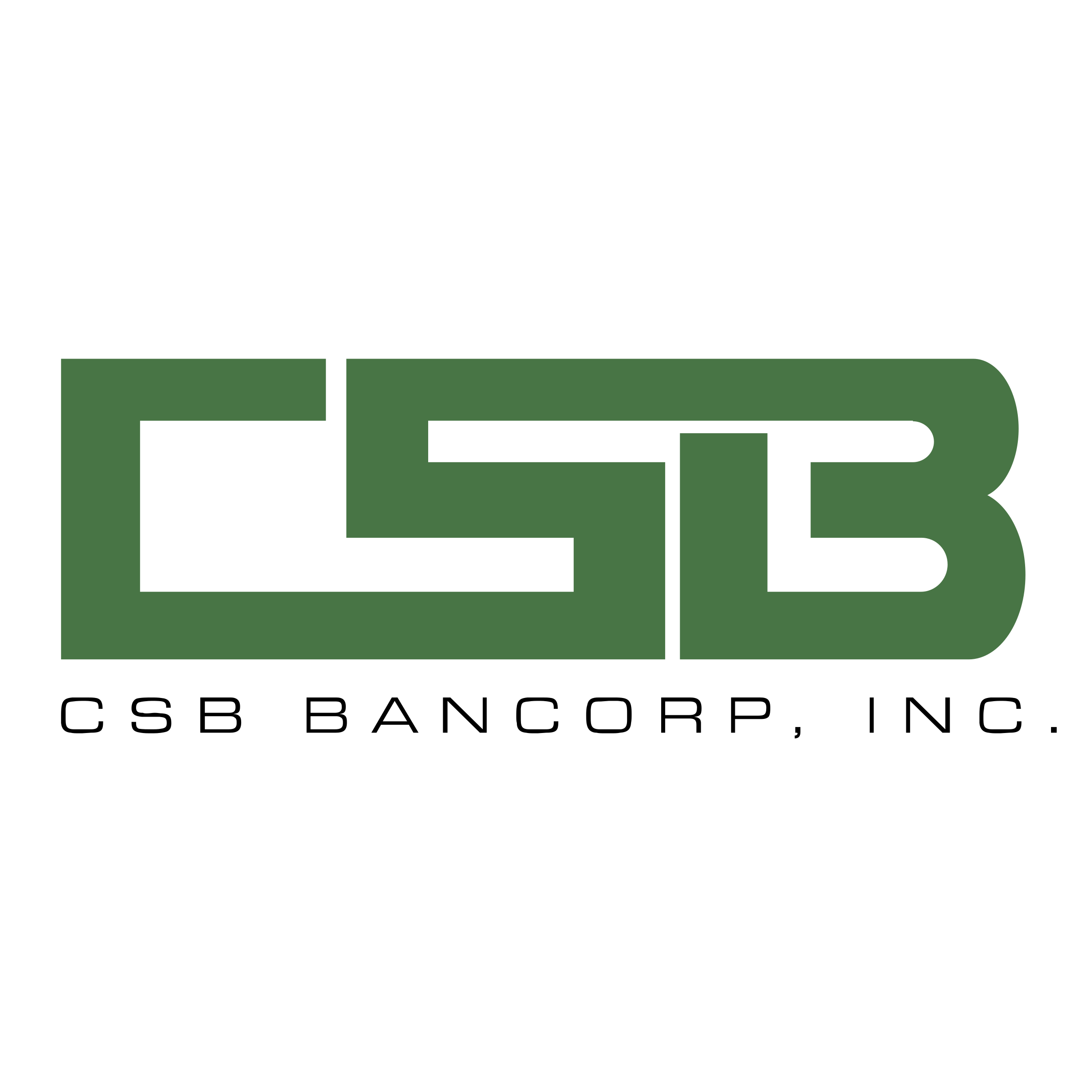 CSB Bancorp Logo PNG Transparent & SVG Vector - Freebie Supply