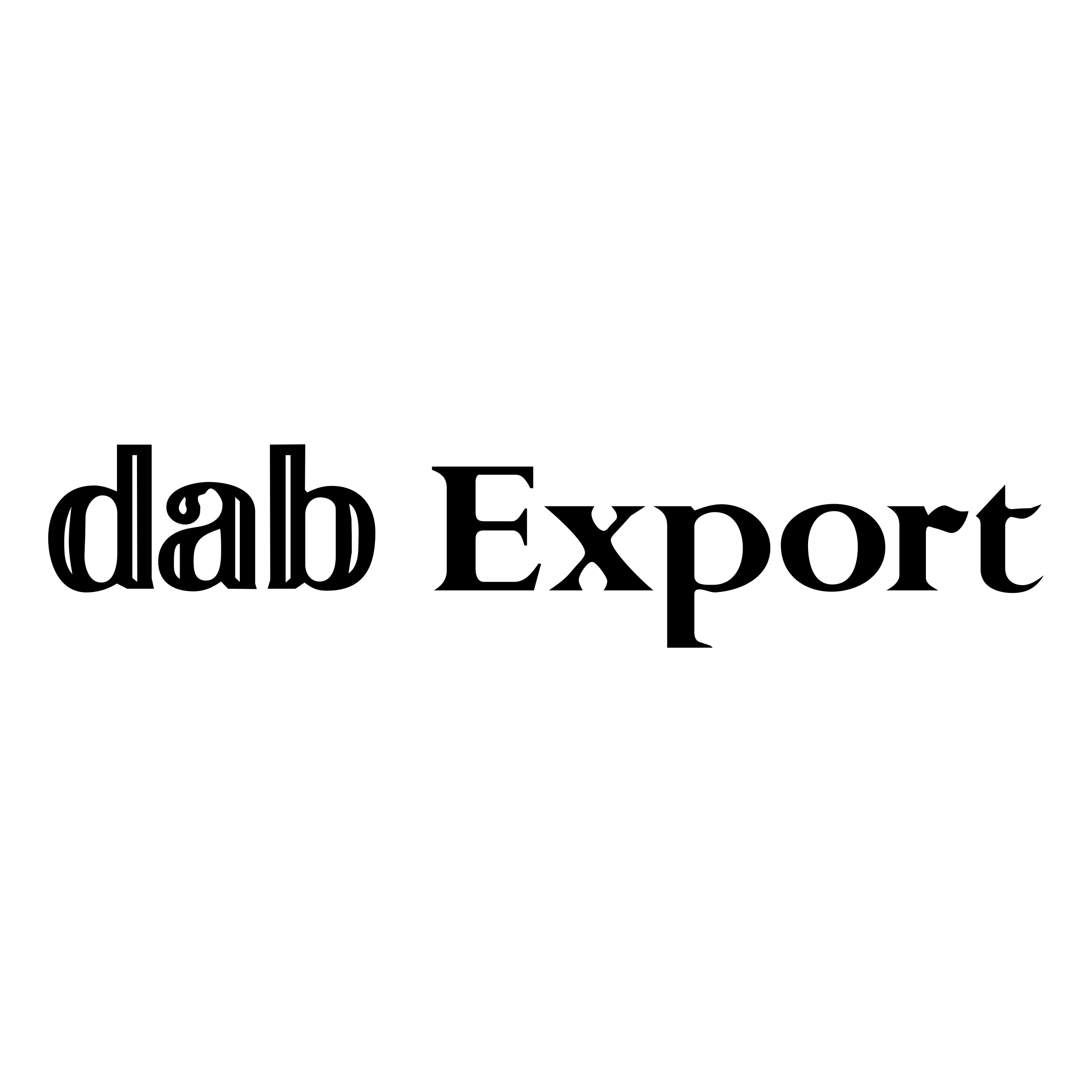 DAB Export Logo PNG Transparent & SVG Vector - Freebie Supply