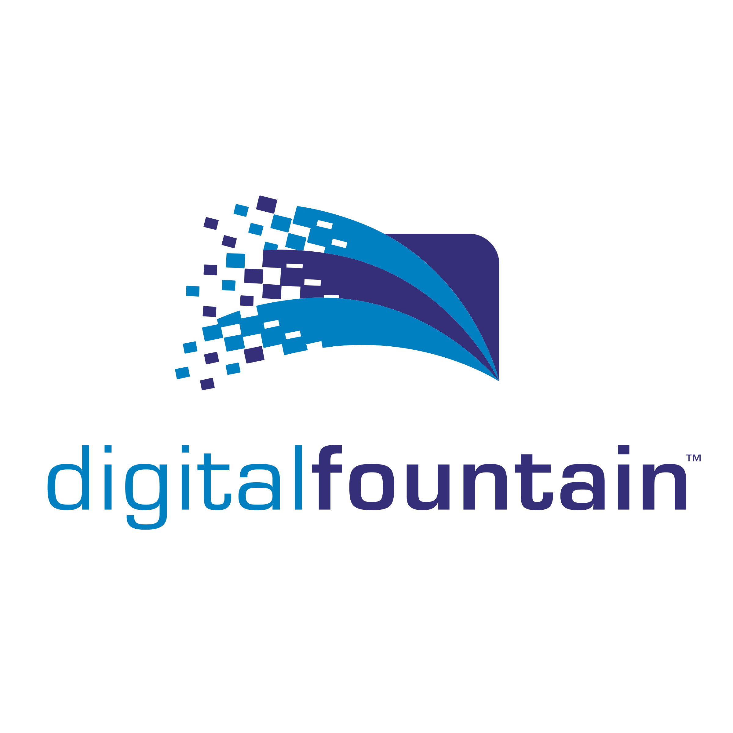 Digital Fountain Logo PNG Transparent & SVG Vector - Freebie Supply