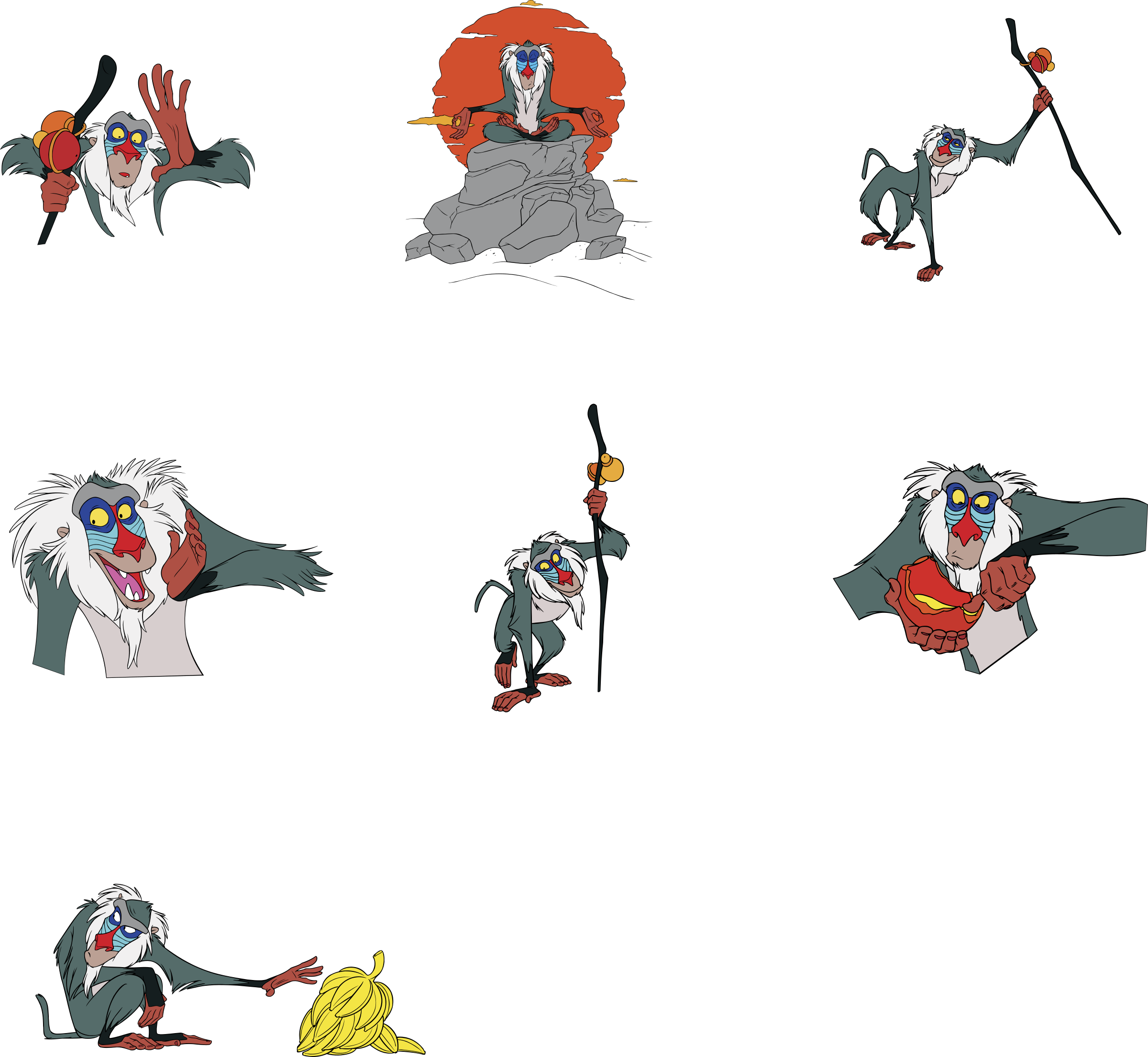 Disney's Rafiki Logo PNG Transparent & SVG Vector - Freebie Supply