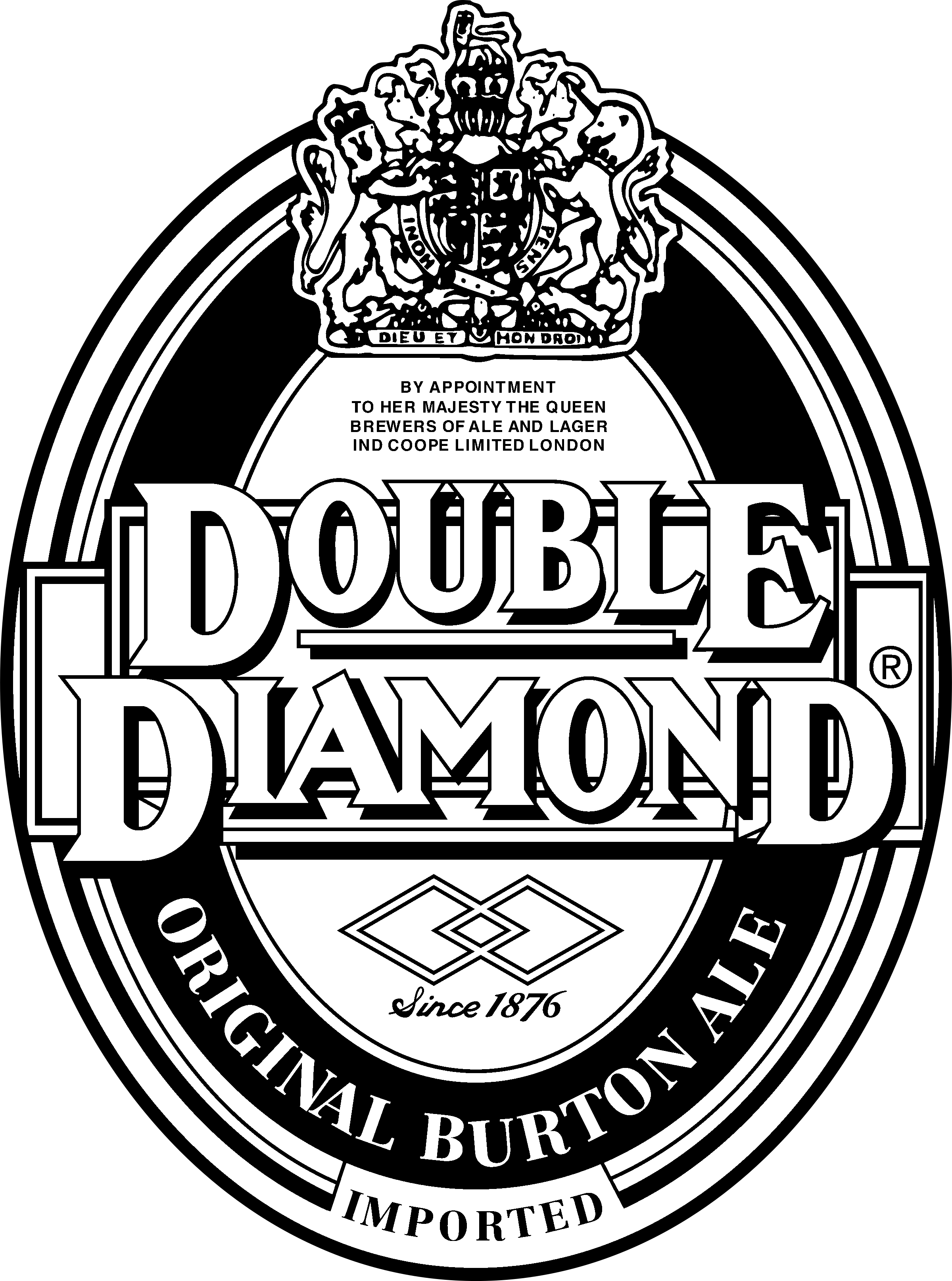 Double Diamond Ale Logo PNG Transparent & SVG Vector - Freebie Supply