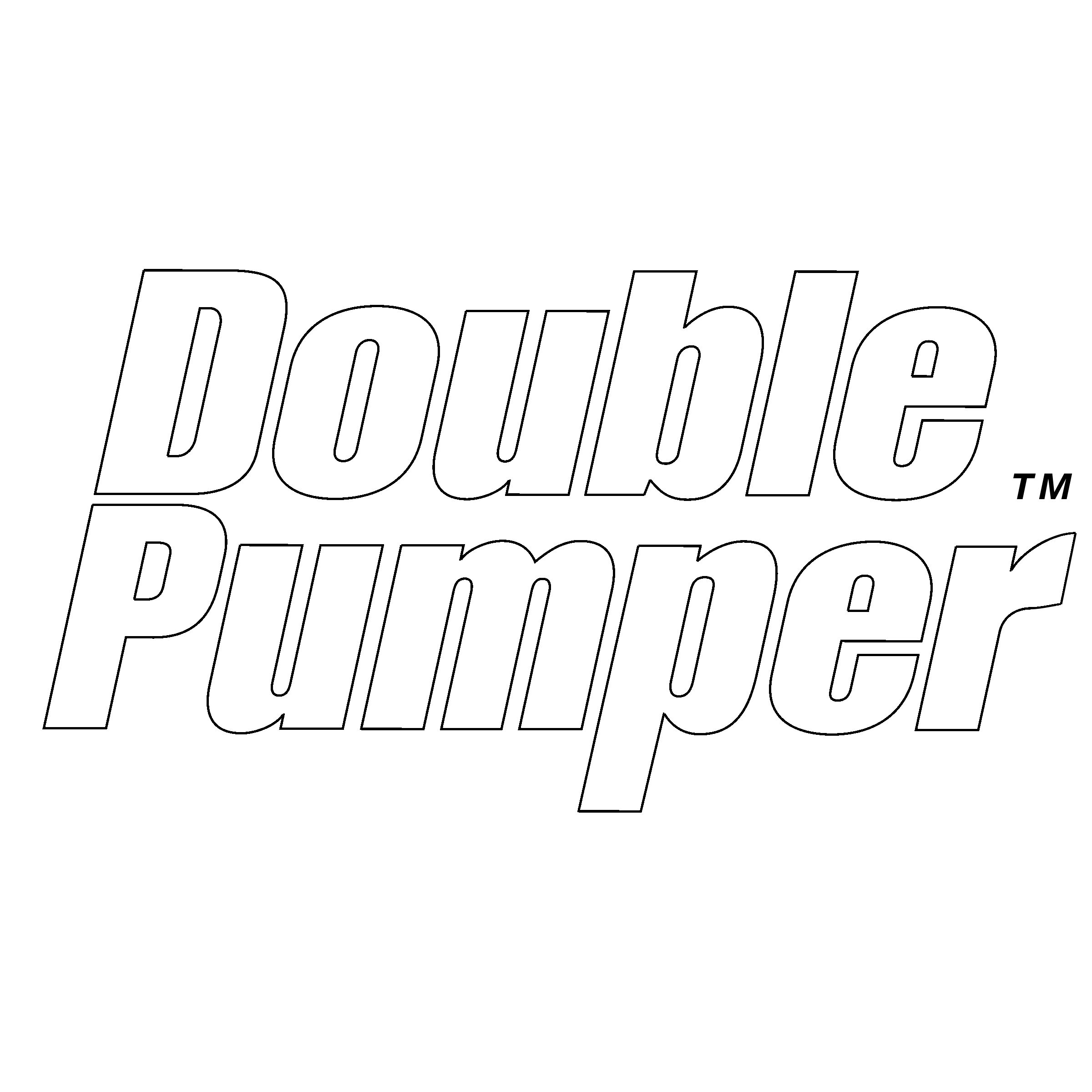 Double Pumper Logo PNG Transparent & SVG Vector - Freebie Supply