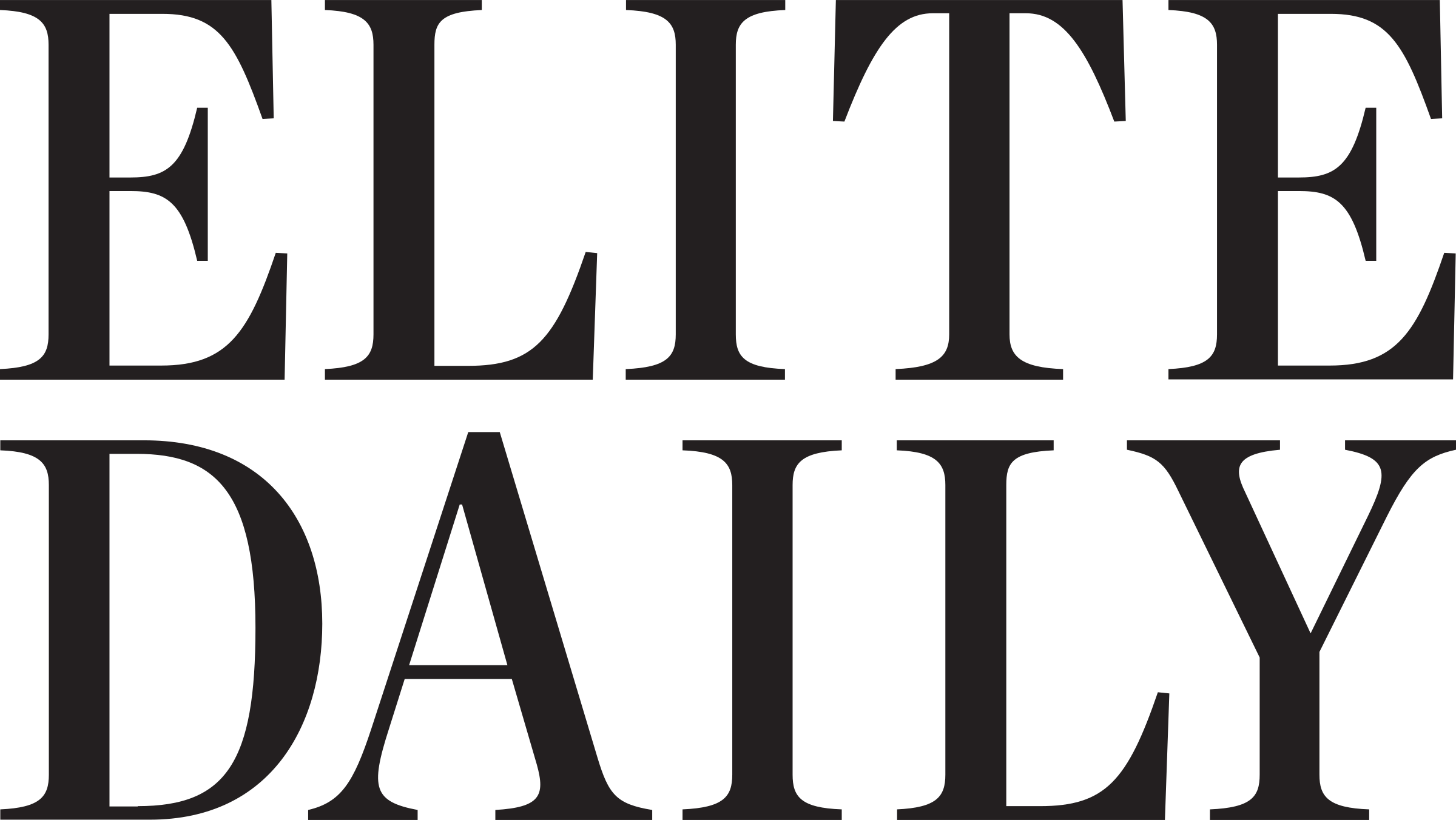 Elite Daily Logo PNG Transparent & SVG Vector - Freebie Supply