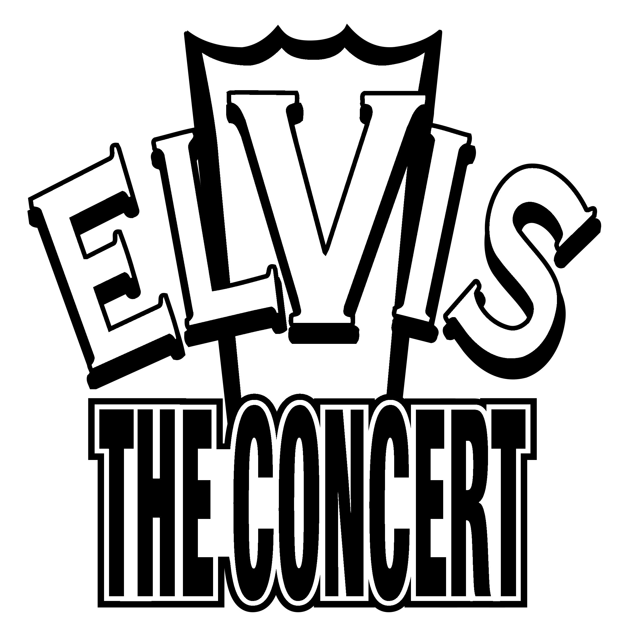 Elvis The Concert Logo PNG Transparent & SVG Vector - Freebie Supply