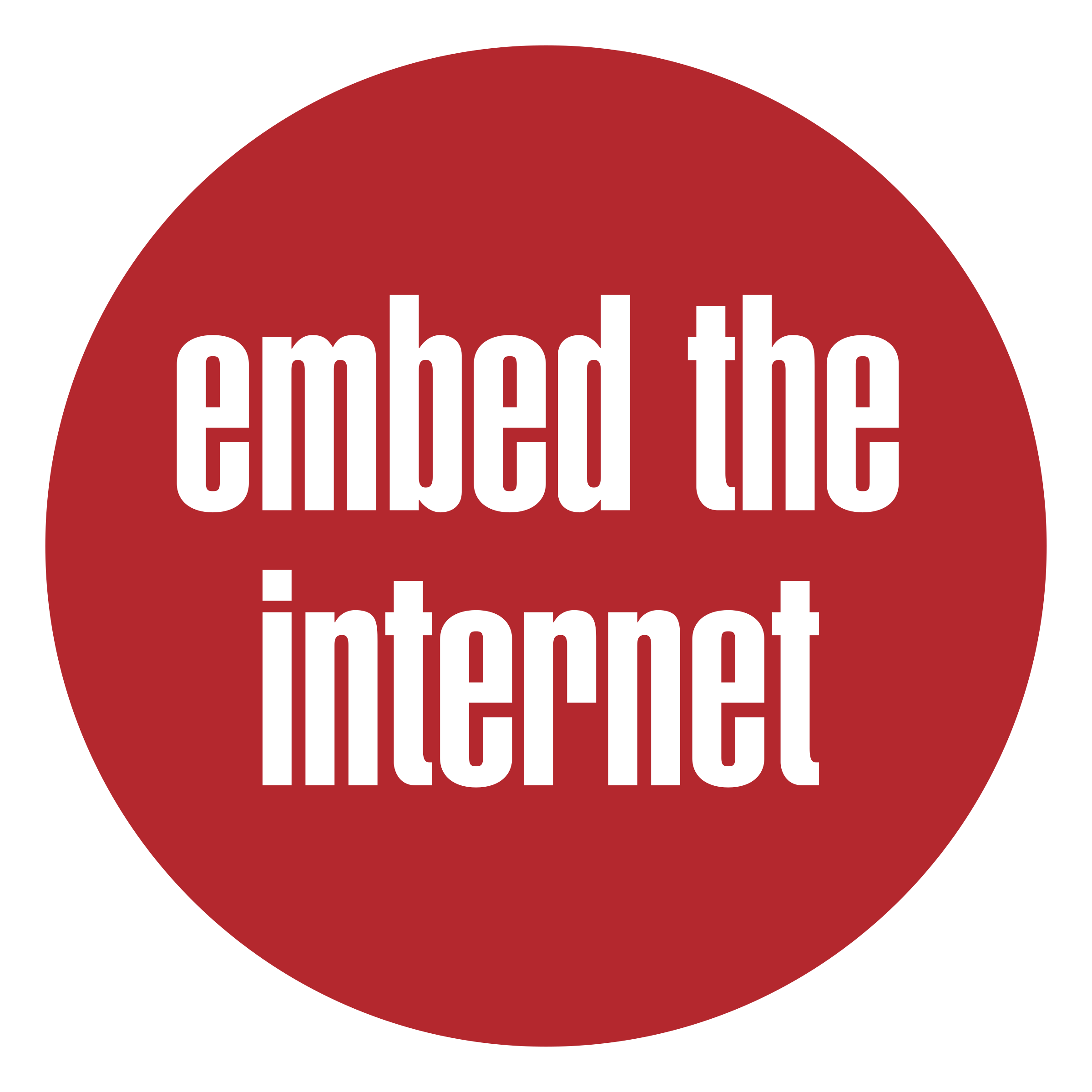 Embed The Internet Logo PNG Transparent & SVG Vector - Freebie Supply