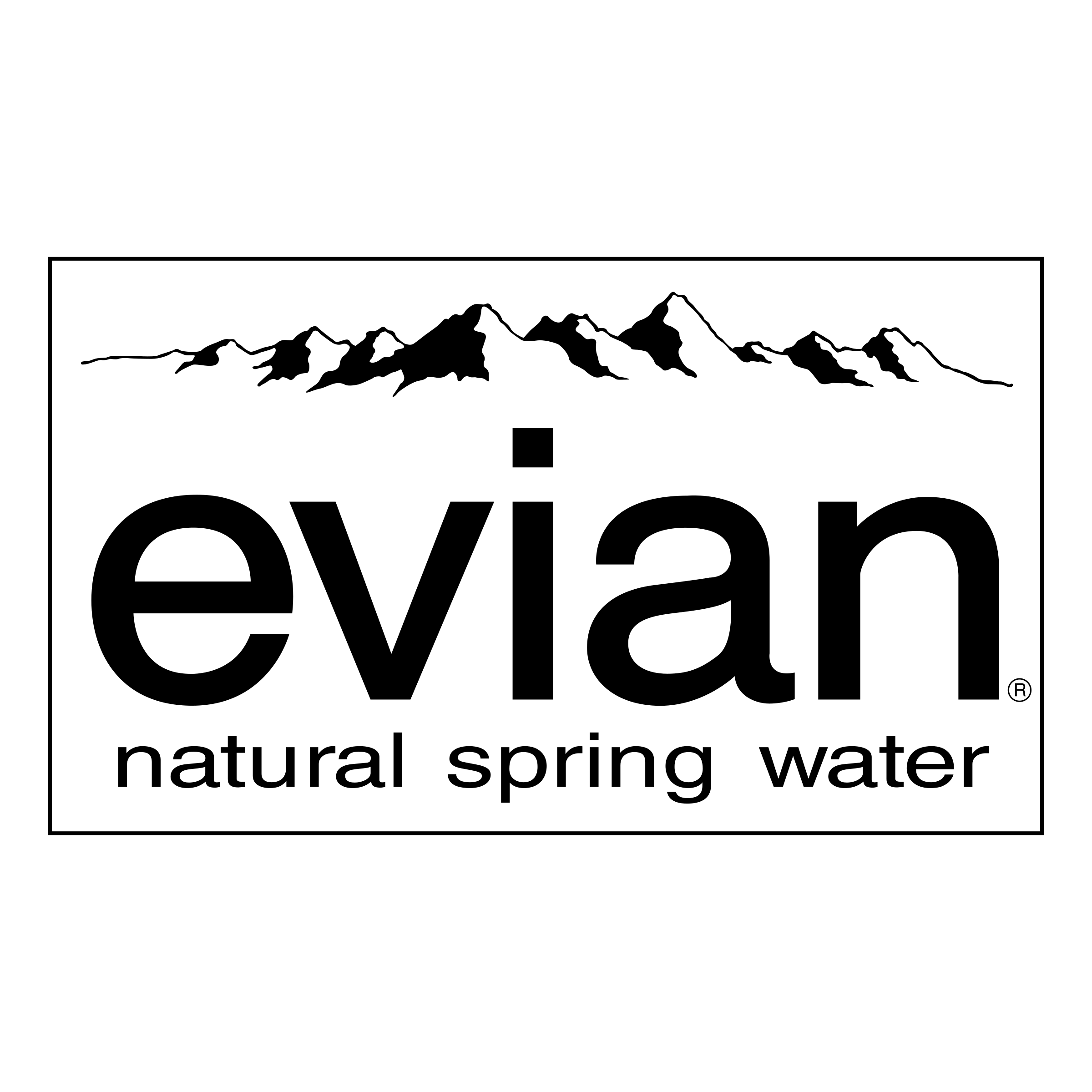 Evian Logo PNG Transparent & SVG Vector - Freebie Supply