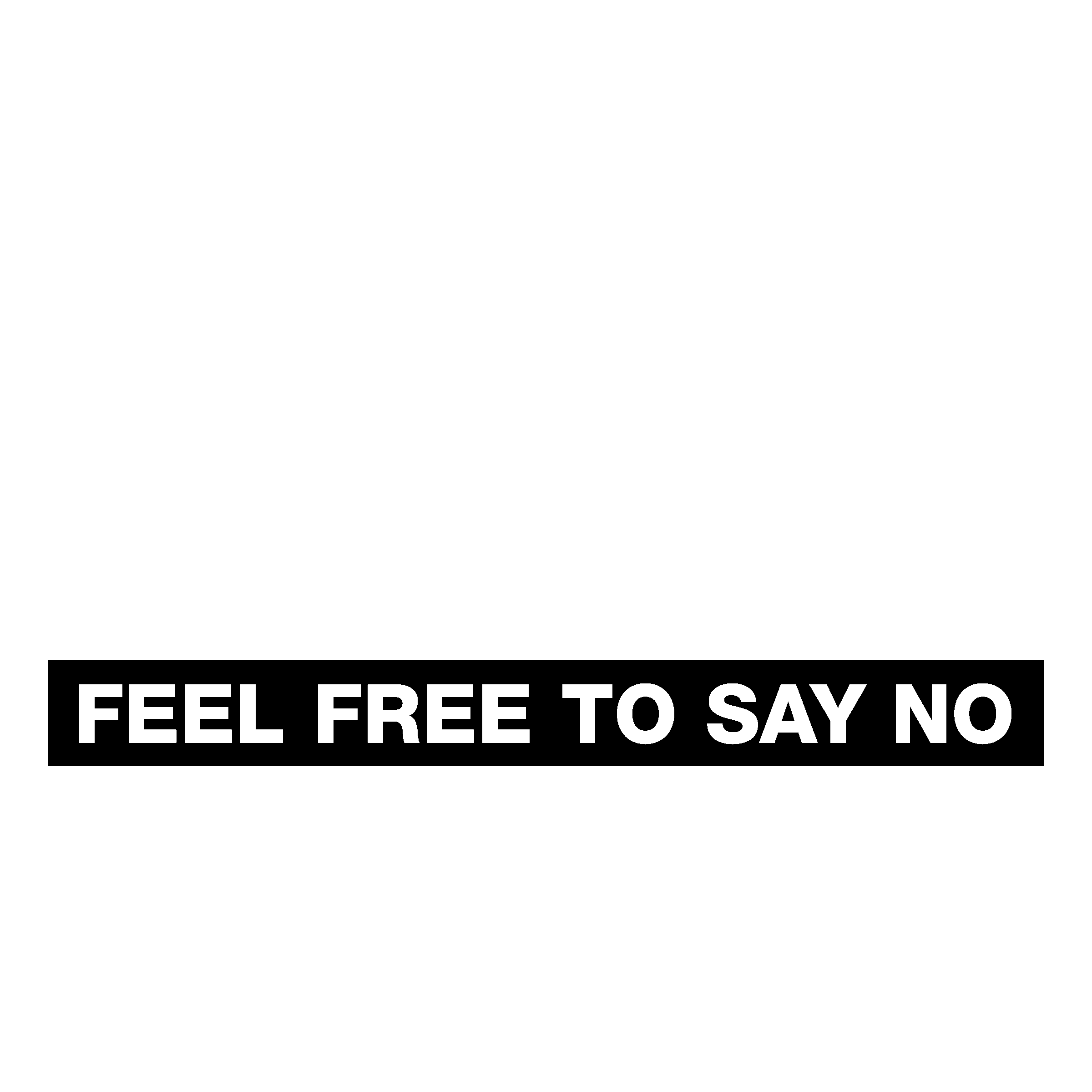Feel Free To Say No Logo PNG Transparent SVG Vector Freebie Supply feel-free-to-say-no-logo-png-transparent-svg-vector-freebie-supply