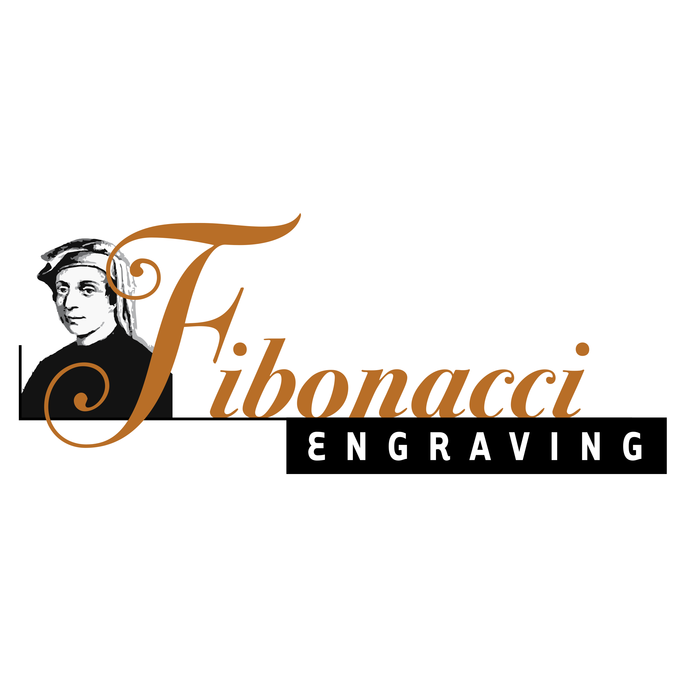Fibonacci Engraving Logo PNG Transparent & SVG Vector - Freebie Supply