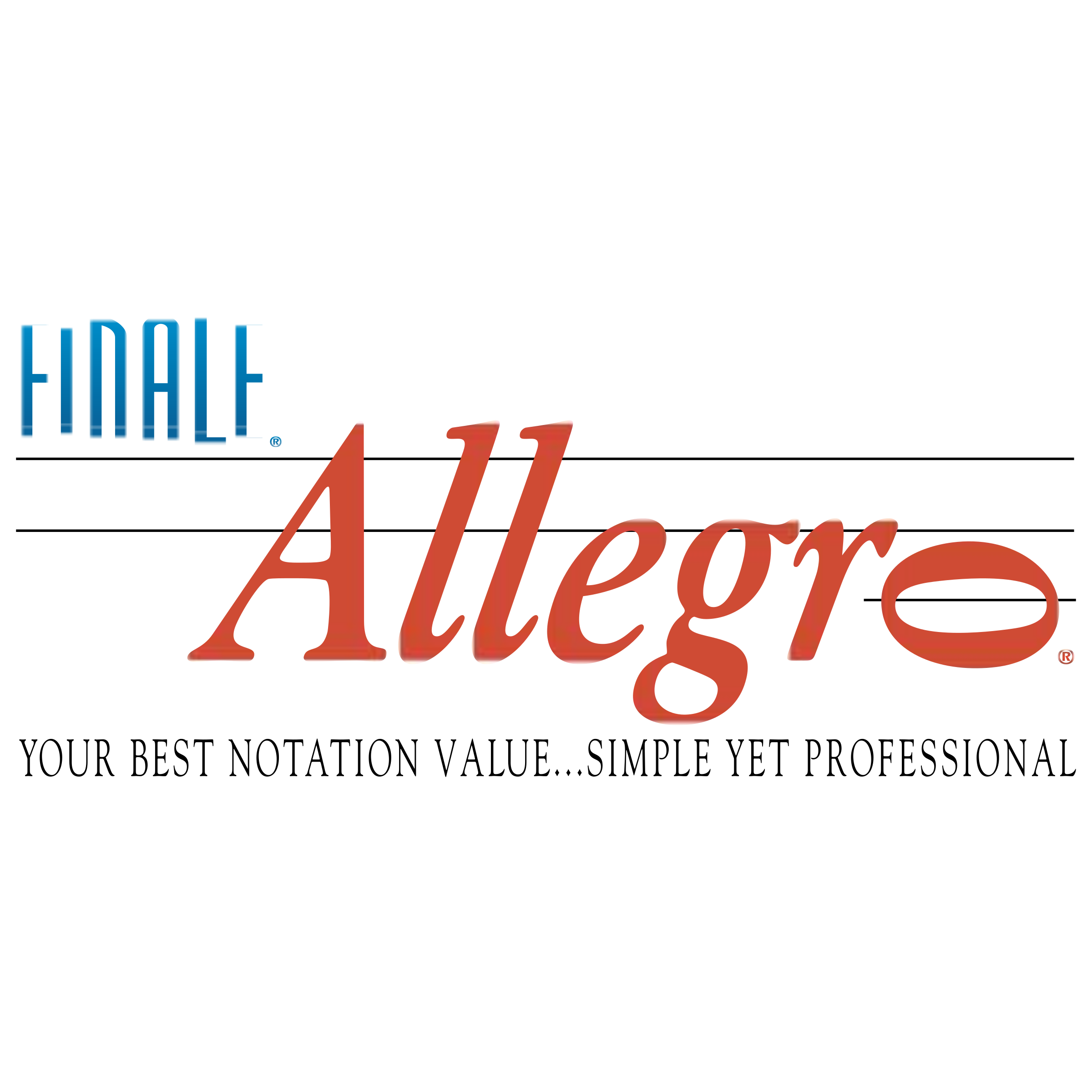 Finale Allegro Logo PNG Transparent & SVG Vector - Freebie Supply