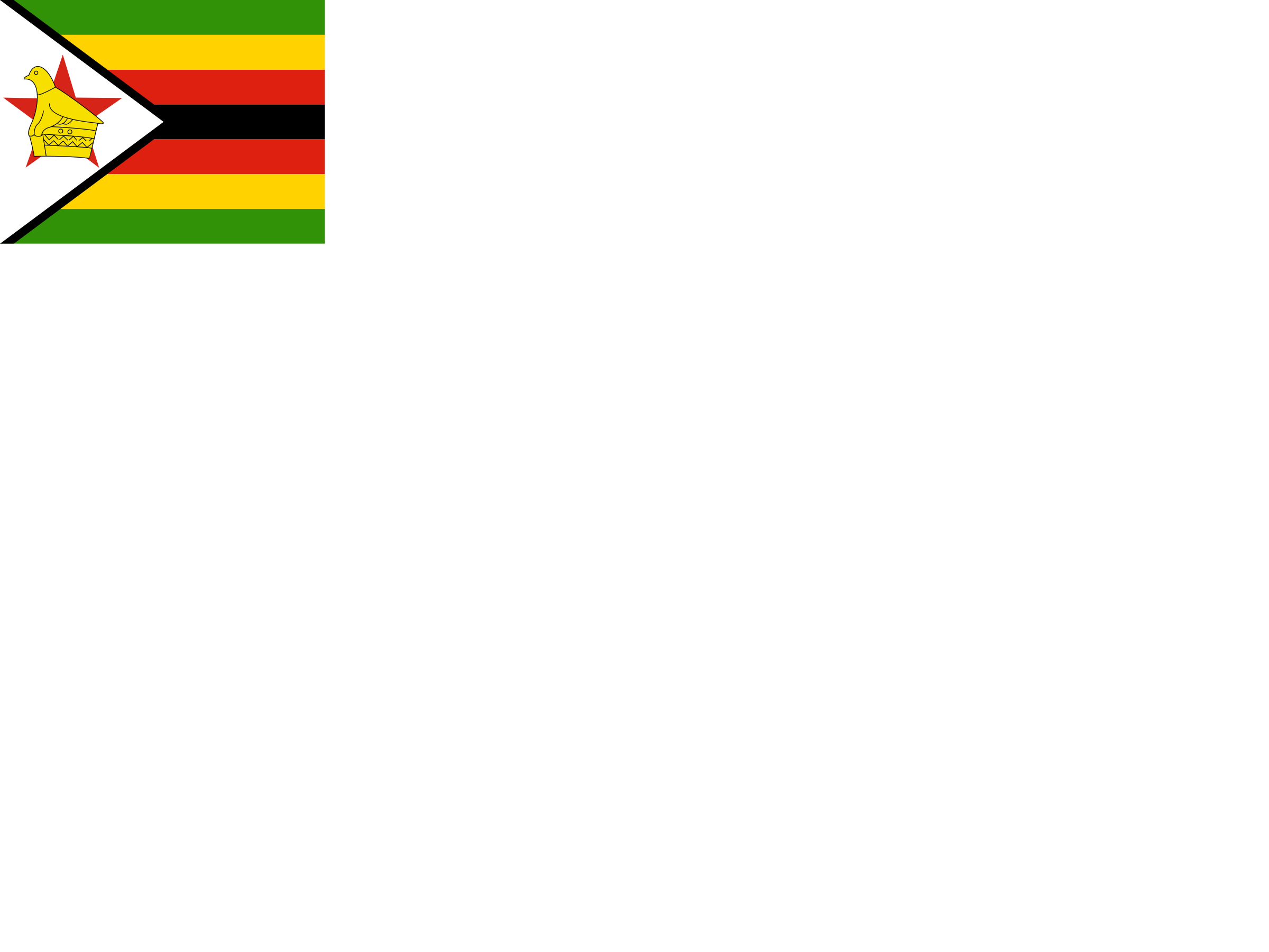 Flag of Zimbabwe Logo PNG Transparent & SVG Vector - Freebie Supply