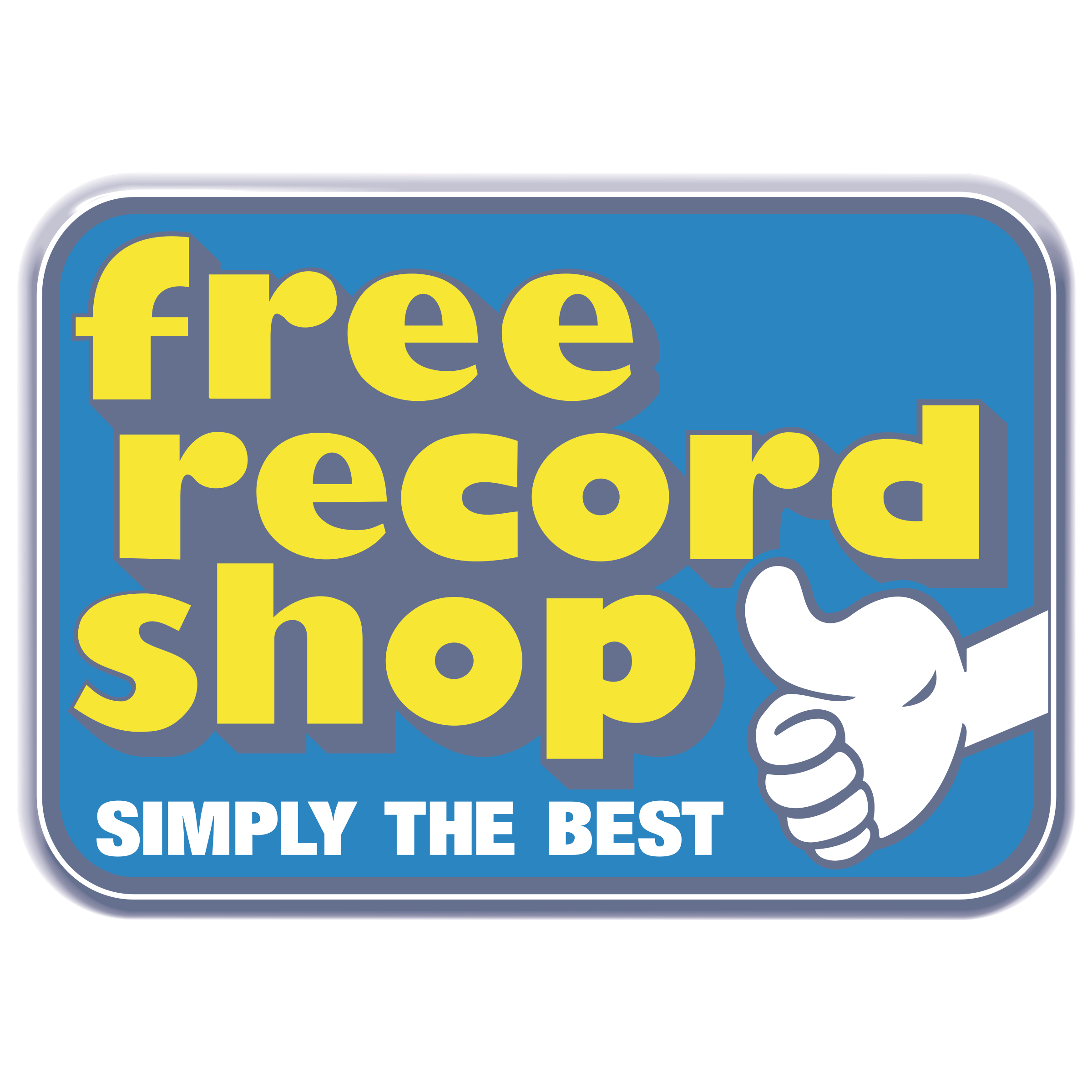 Free Record Shop Logo PNG Transparent & SVG Vector - Freebie Supply