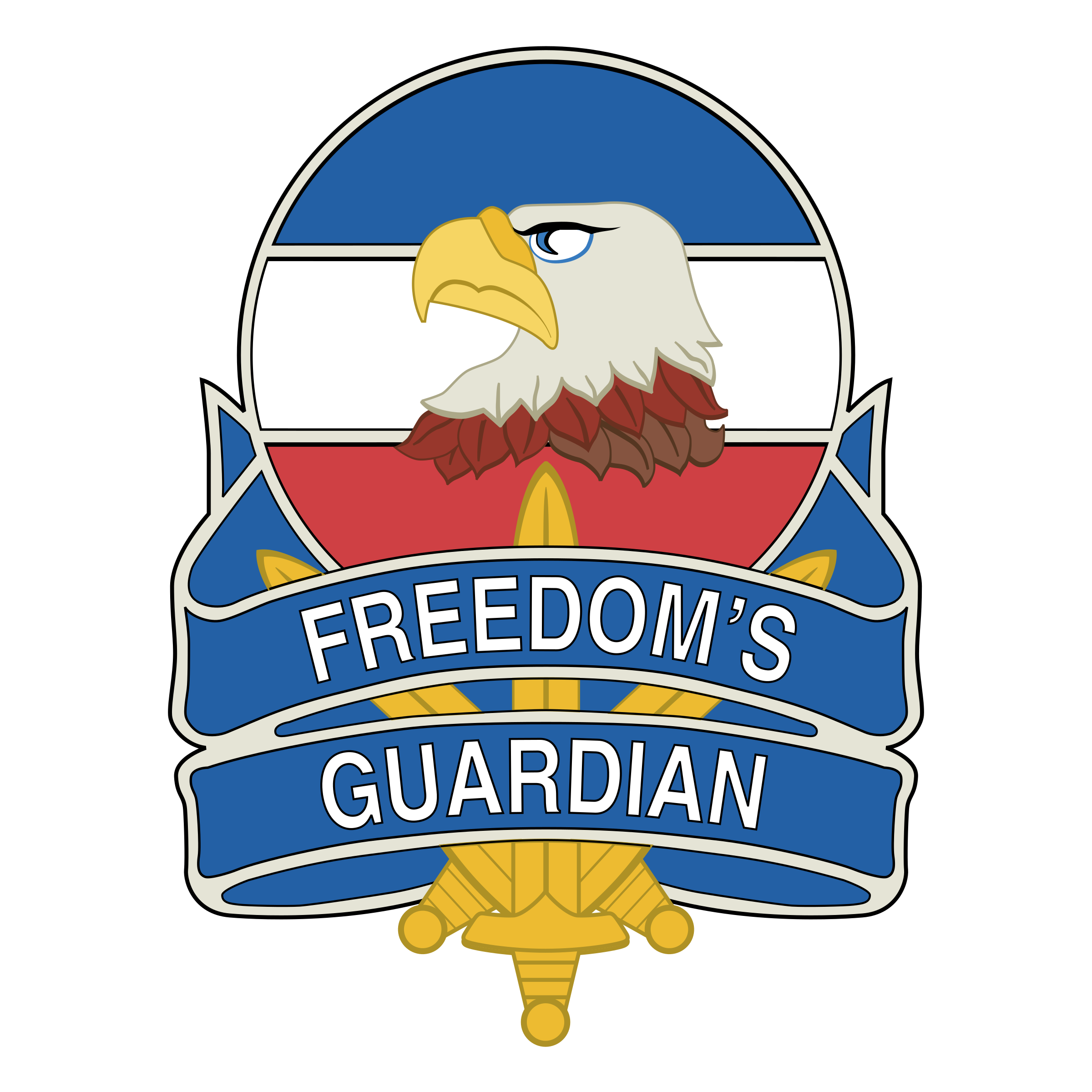 Freedom's Guardian Logo PNG Transparent & SVG Vector - Freebie Supply