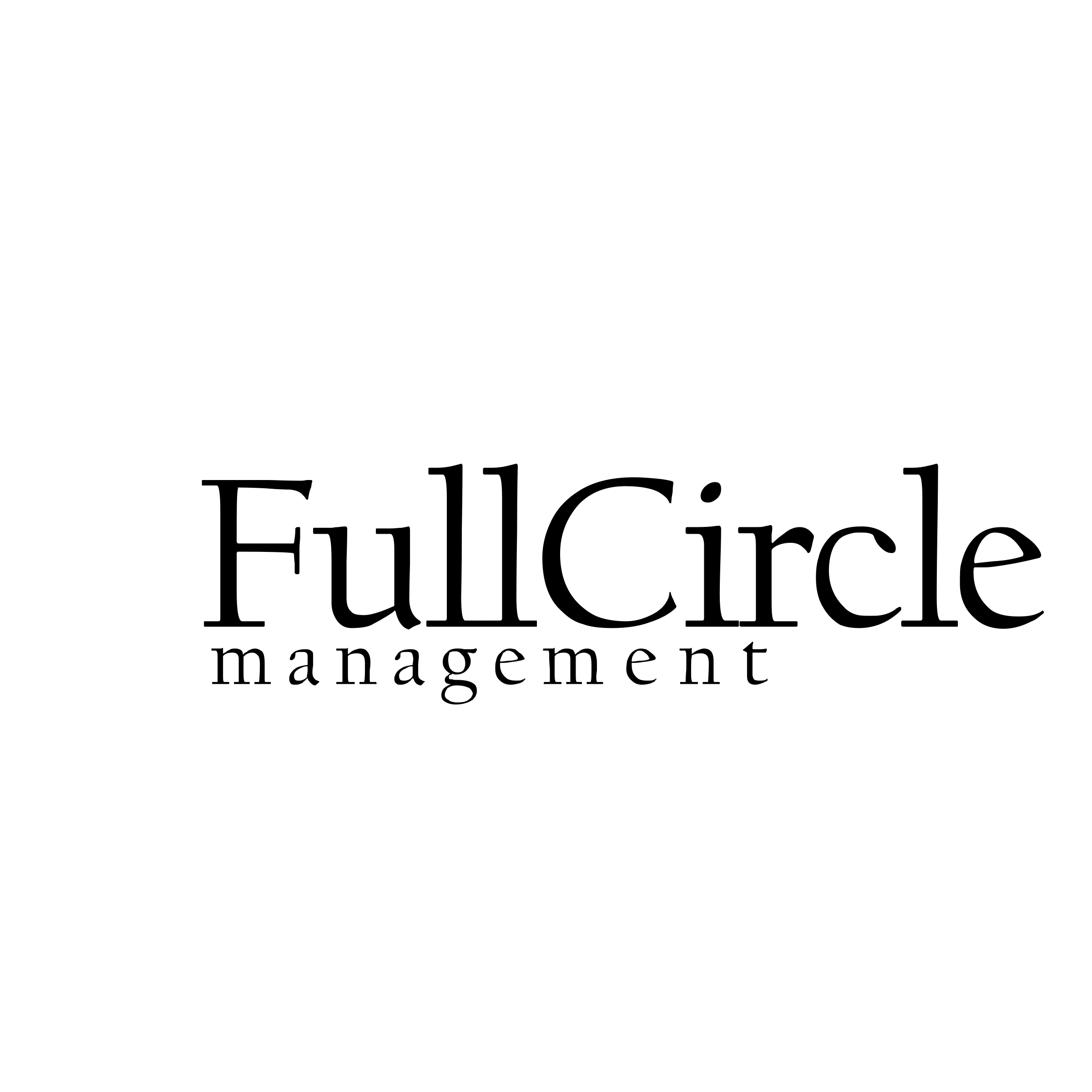 Full Circle Management Logo PNG Transparent & SVG Vector - Freebie Supply