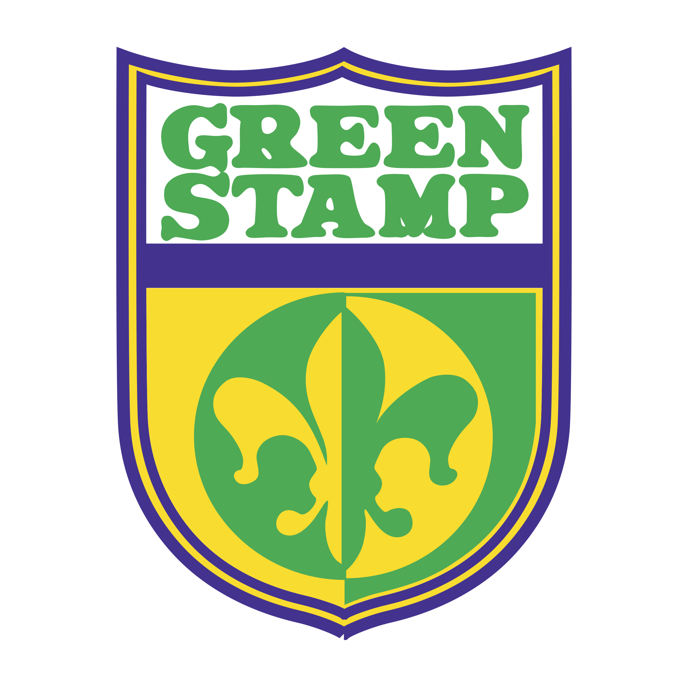 Green Stamp Logo PNG Transparent & SVG Vector - Freebie Supply