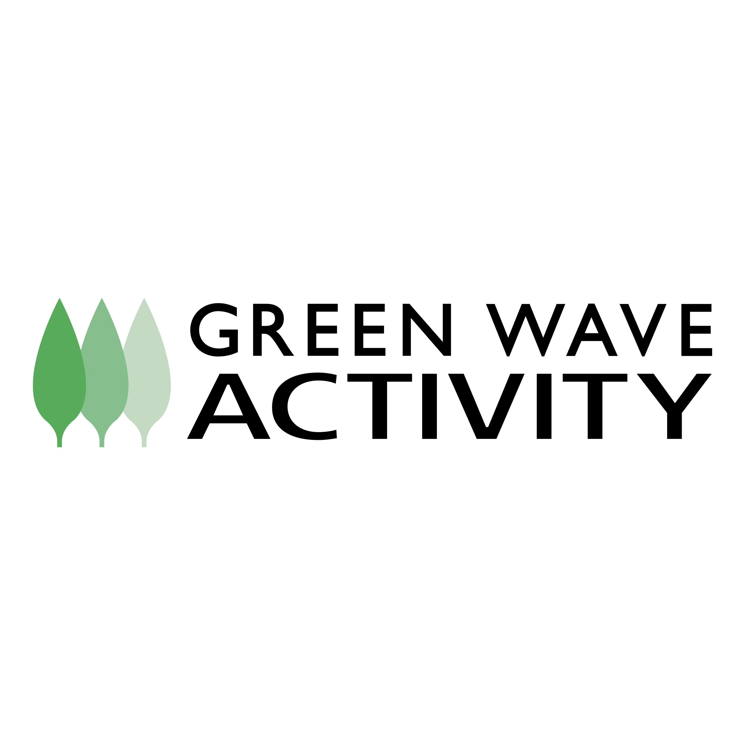 Green Wave Activity Logo PNG Transparent & SVG Vector - Freebie Supply