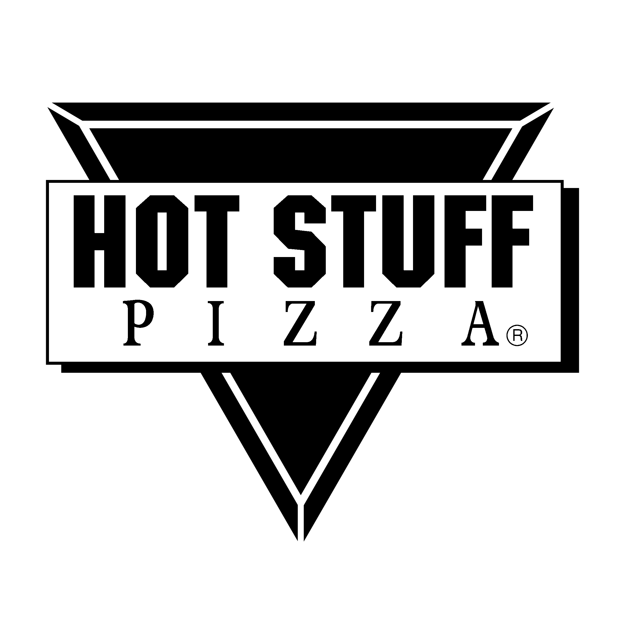 Hot Stuff Pizza Logo PNG Transparent & SVG Vector - Freebie Supply