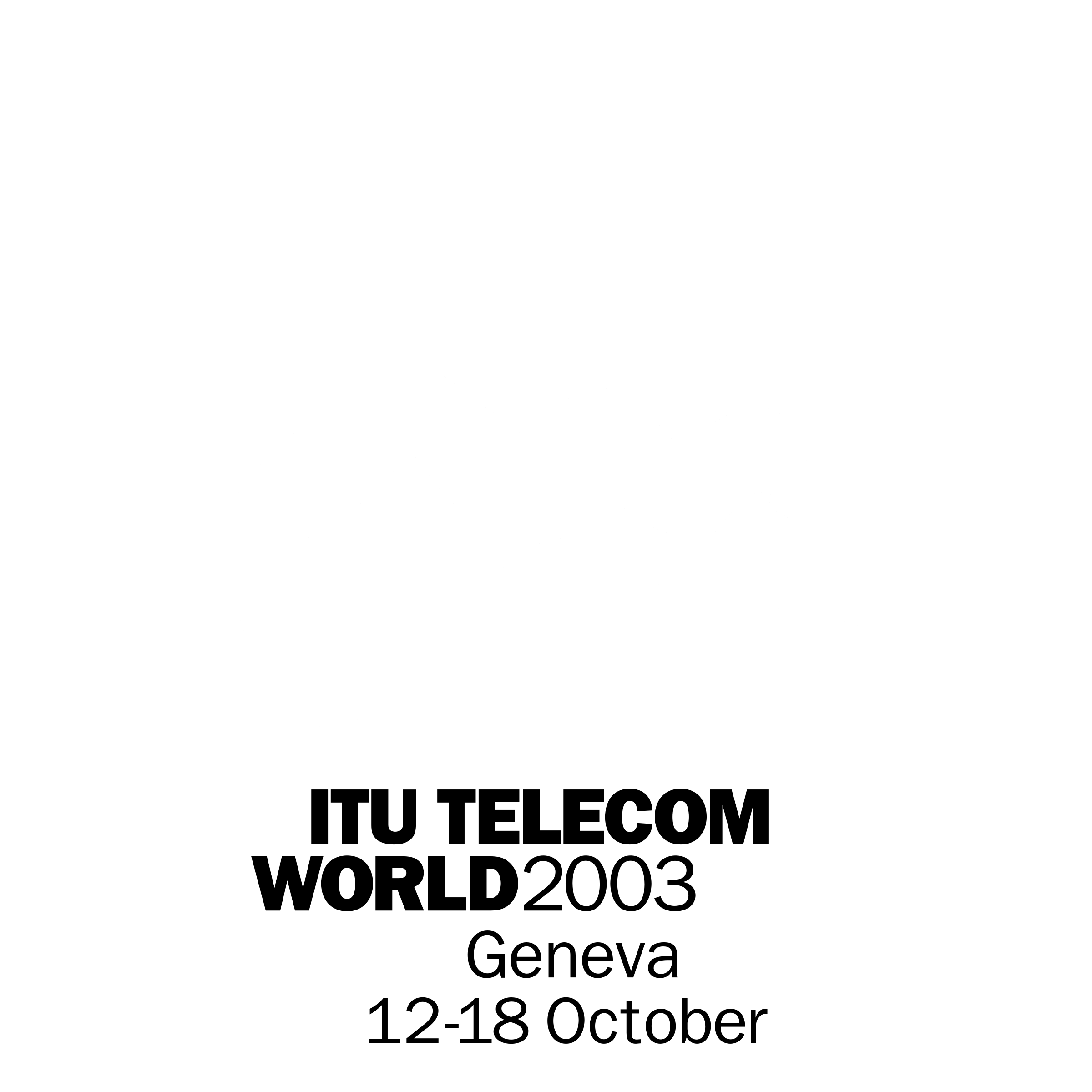 ITU Telecom World 2003 Logo PNG Transparent & SVG Vector - Freebie Supply