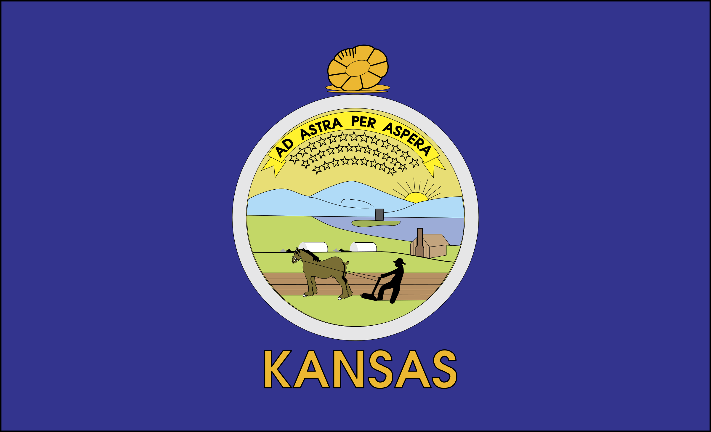 Kansas Logo PNG Transparent & SVG Vector - Freebie Supply