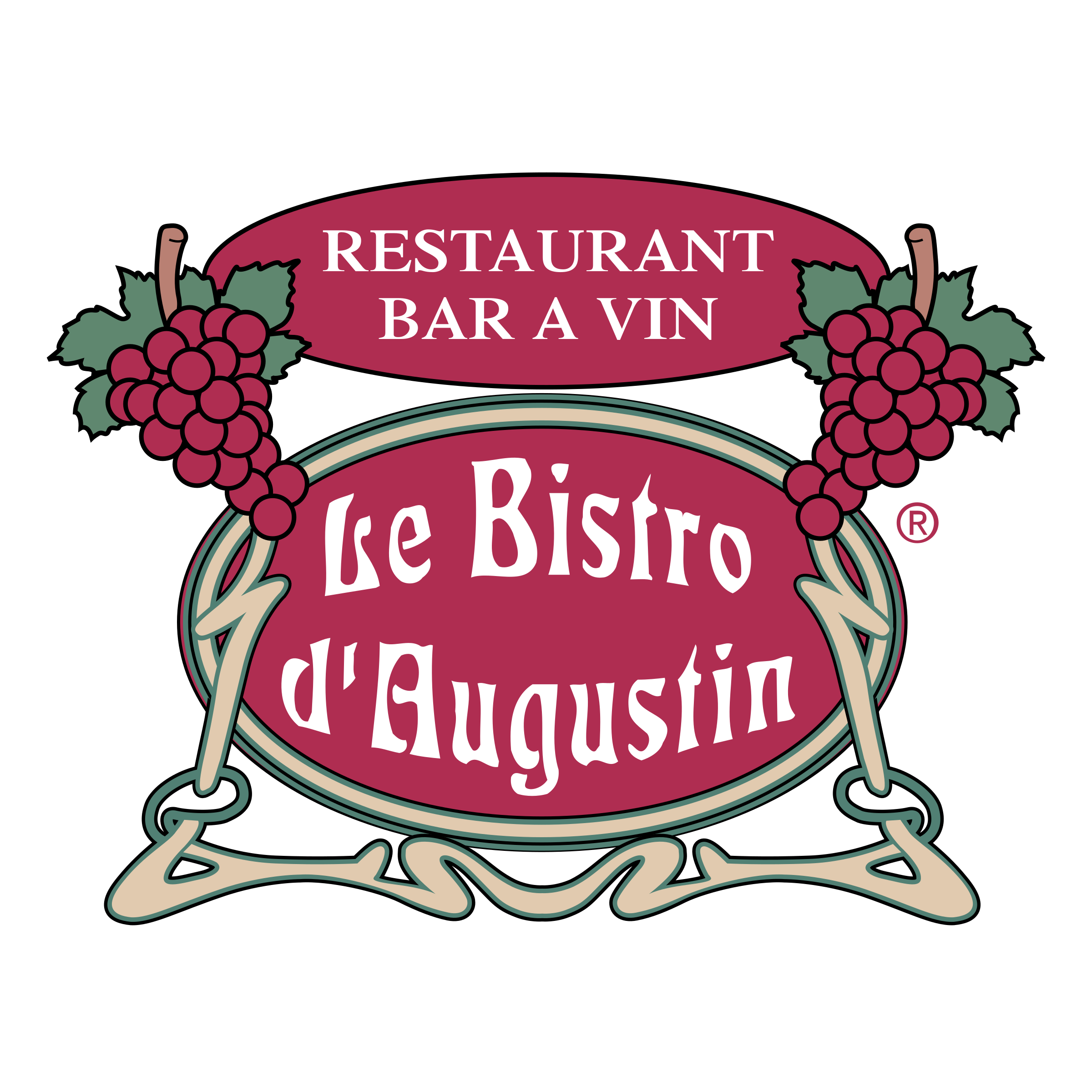Le Bistro d'Augustin Logo PNG Transparent & SVG Vector - Freebie Supply