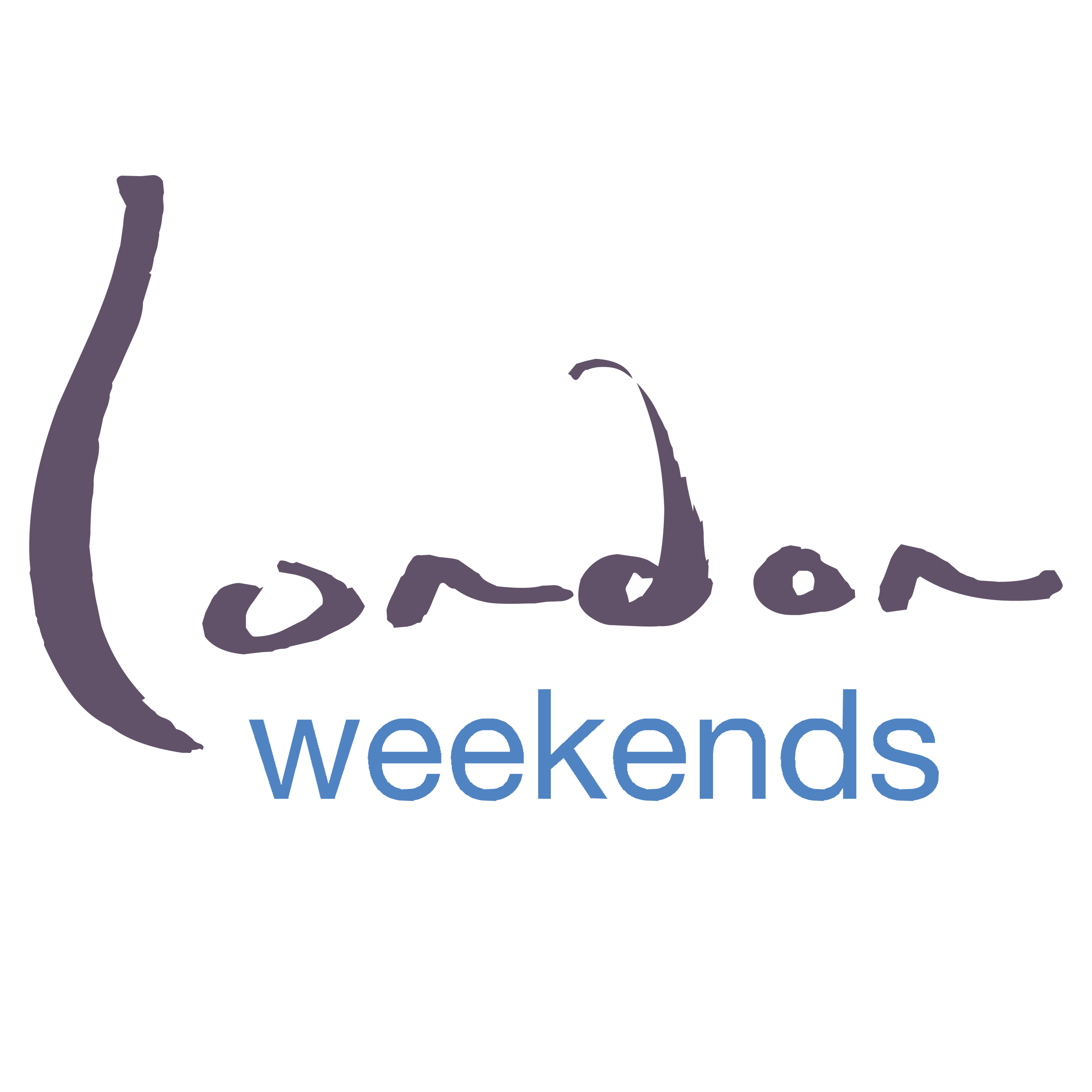 London Weekends Logo PNG Transparent & SVG Vector - Freebie Supply